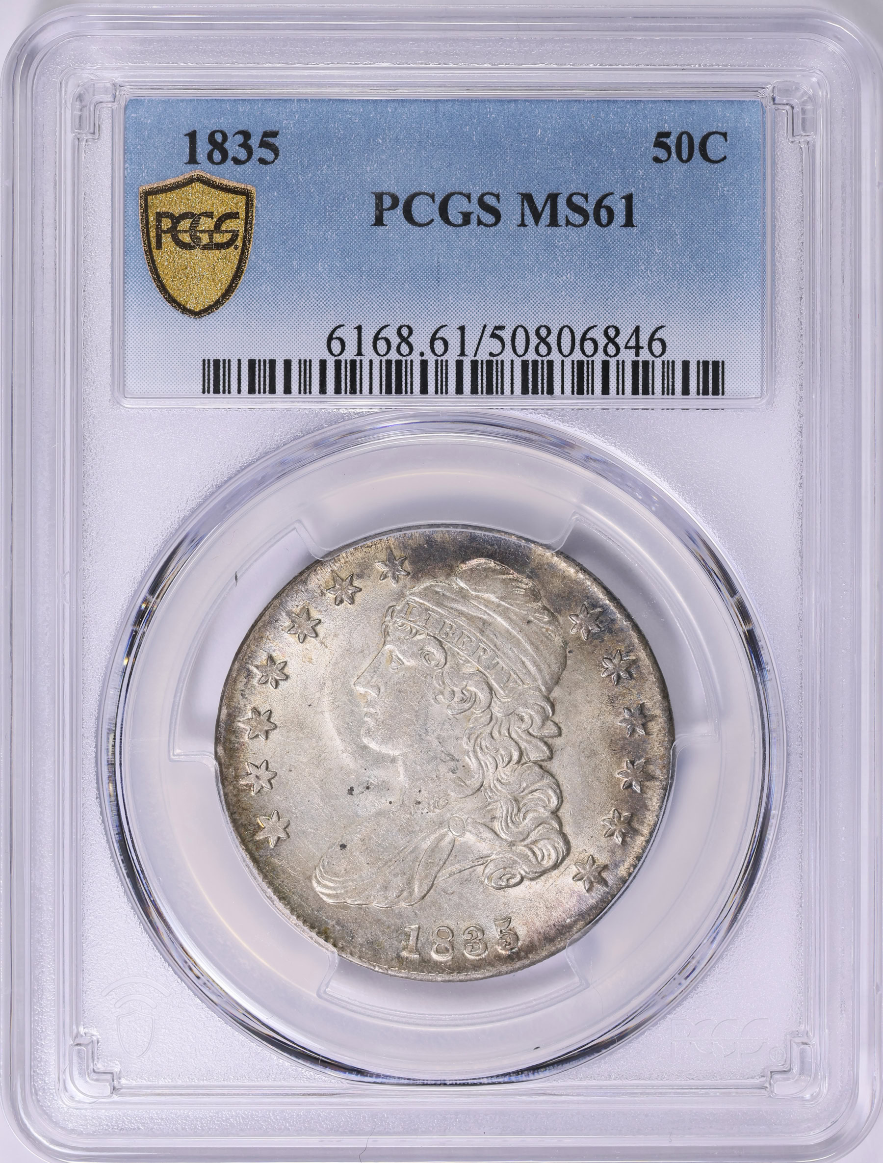 1835 Capped Bust Half Dollar PCGS MS-61 (Item 1791118 ...