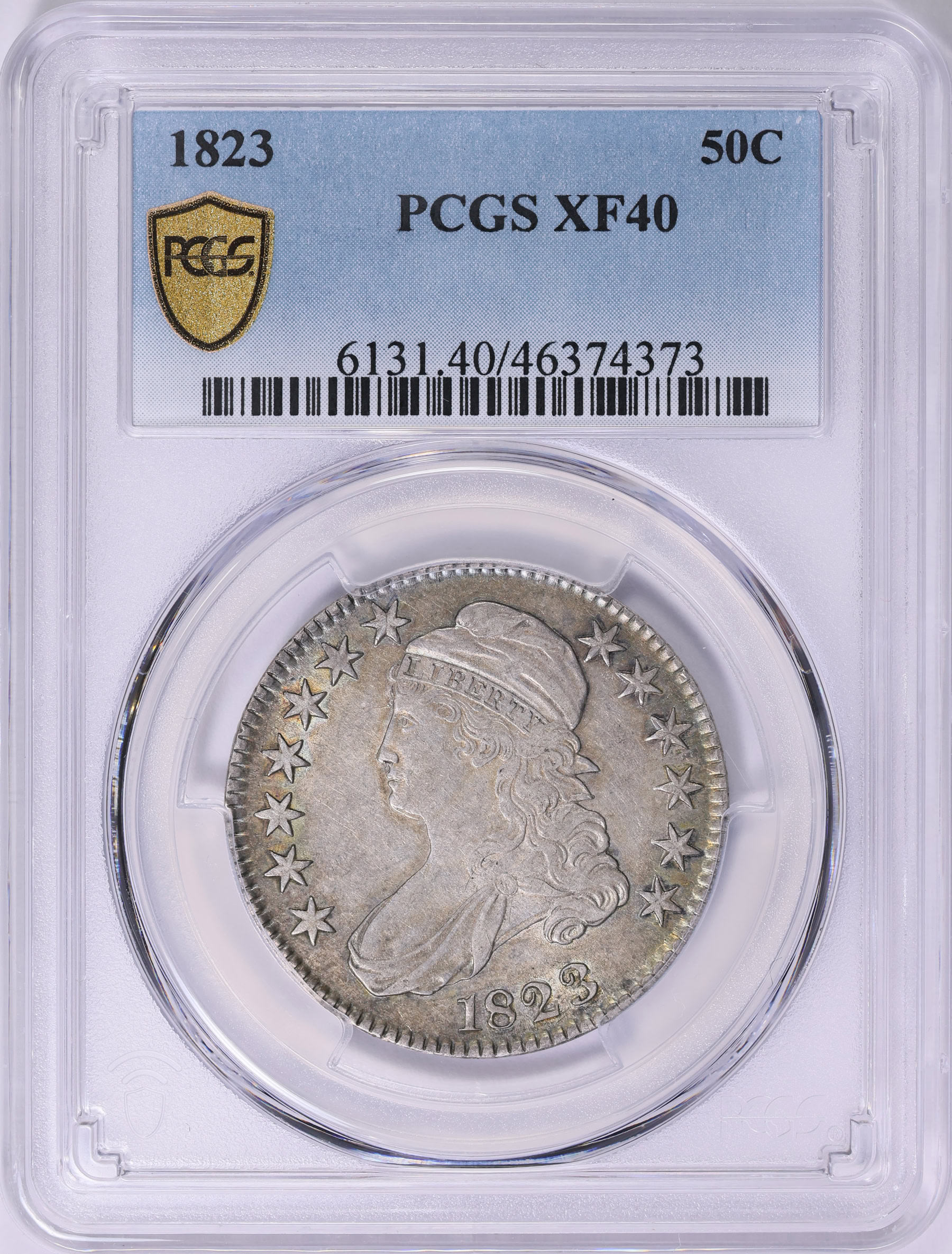 1823 Capped Bust Half Dollar PCGS XF-40 (Toned) (Item 1791122 ...