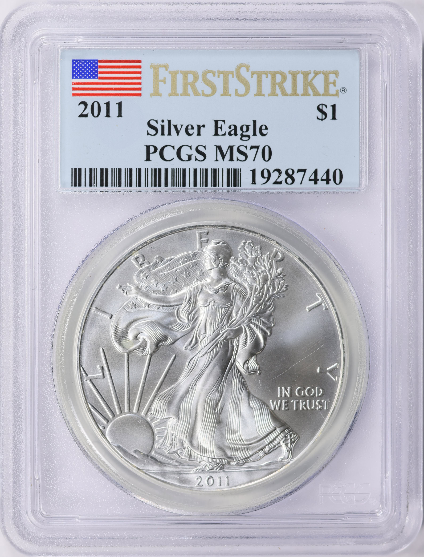 2011 $1 Silver Eagle First Strike PCGS MS-70 (Item 1792030 ...