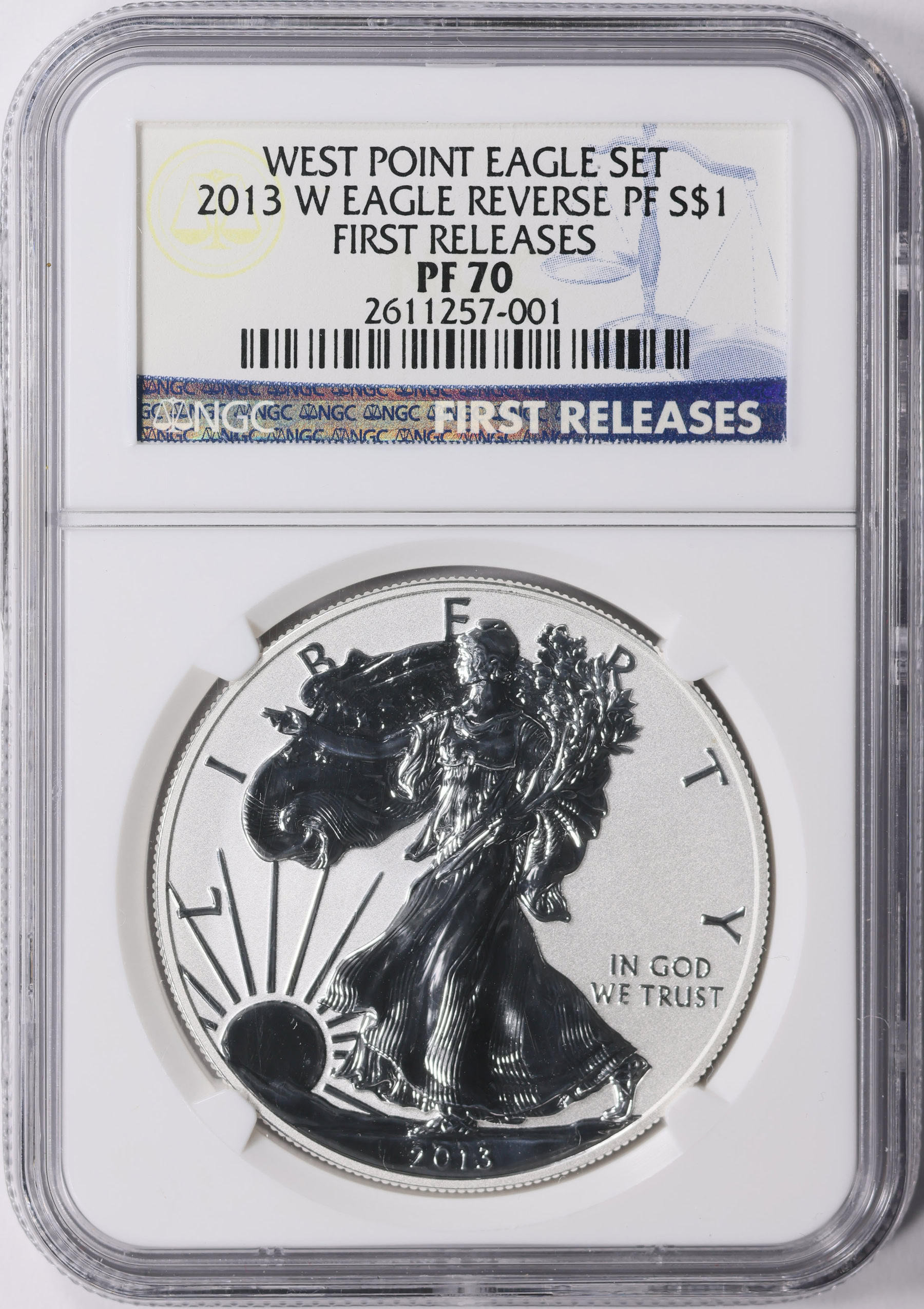 2013-W $1 Silver Eagle Reverse Proof First Releases (From the West ...