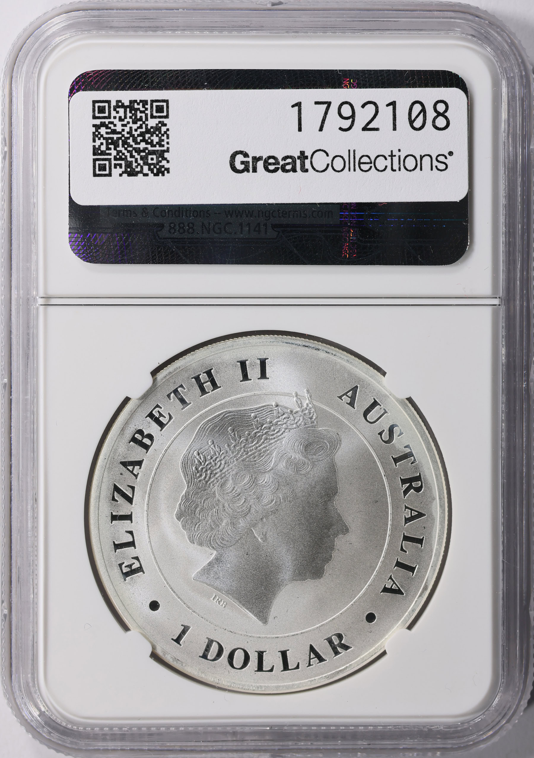 Australia 2014-P Silver Dollar Saltwater Crocodile Early Releases NGC ...