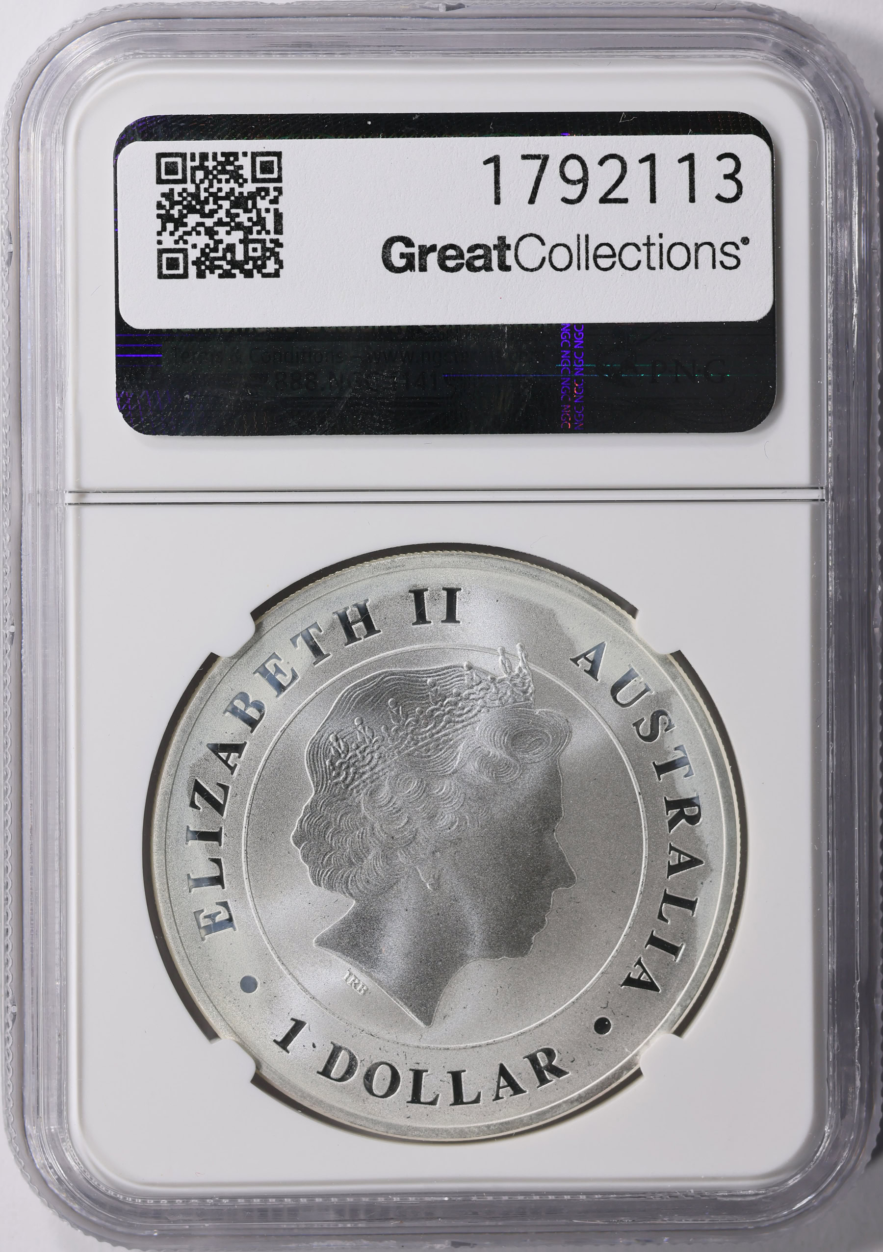 Australia 2014-P Silver Dollar Saltwater Crocodile Early Releases NGC ...