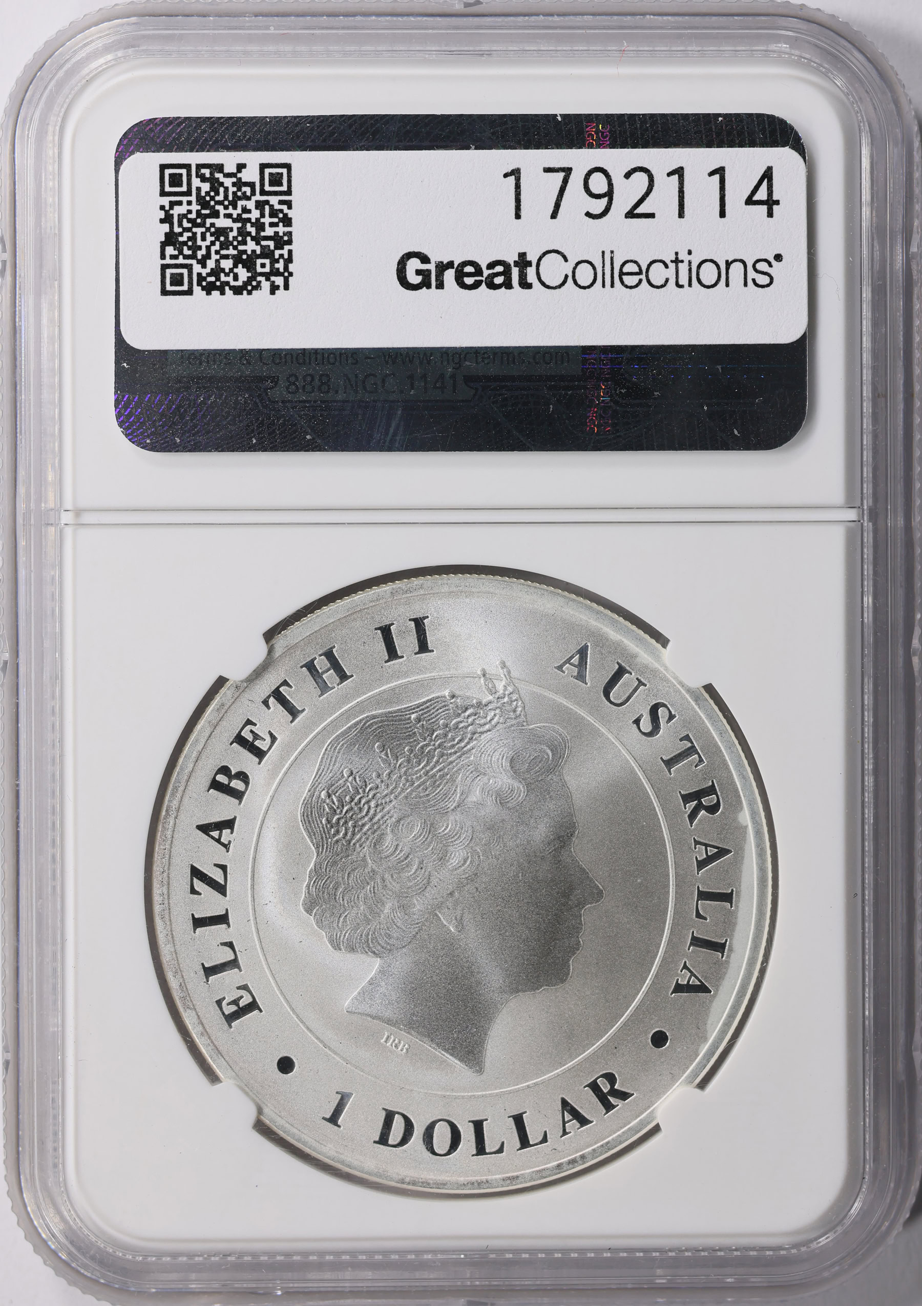 Australia 2014-P Silver Dollar Saltwater Crocodile NGC MS-70 (ASW = 0. ...