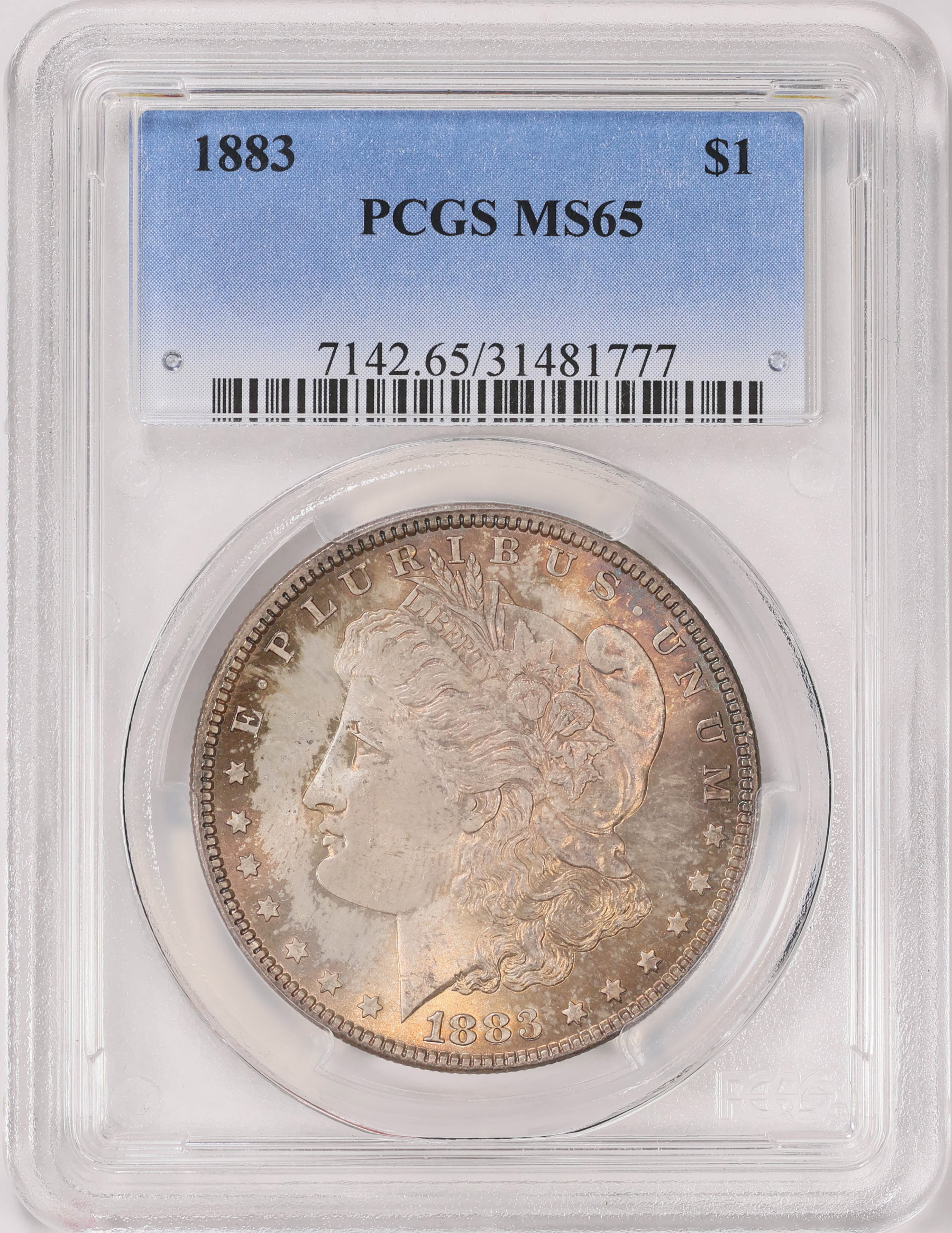 1883 Morgan Silver Dollar PCGS MS-65 (VSS VAM-2) (Toned) (Item 1792299) | GreatCollections Coin ...