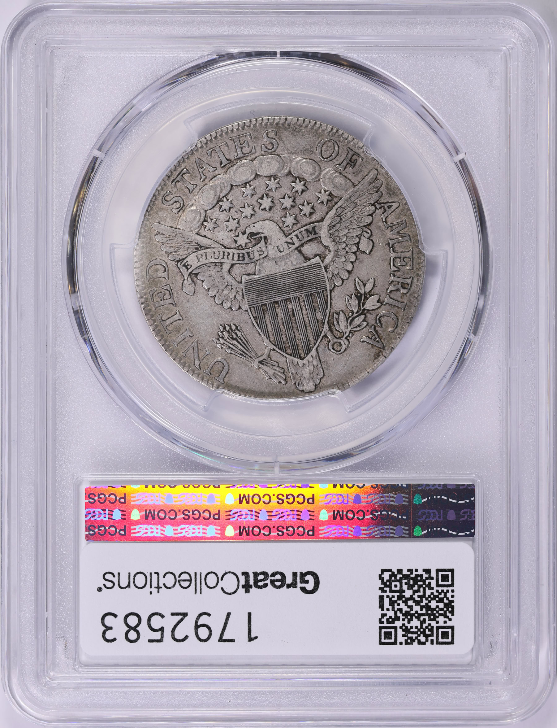 1806 Draped Bust Half Dollar Pointed 6, No Stem PCGS XF-40 (Item 1792583) | GreatCollections ...