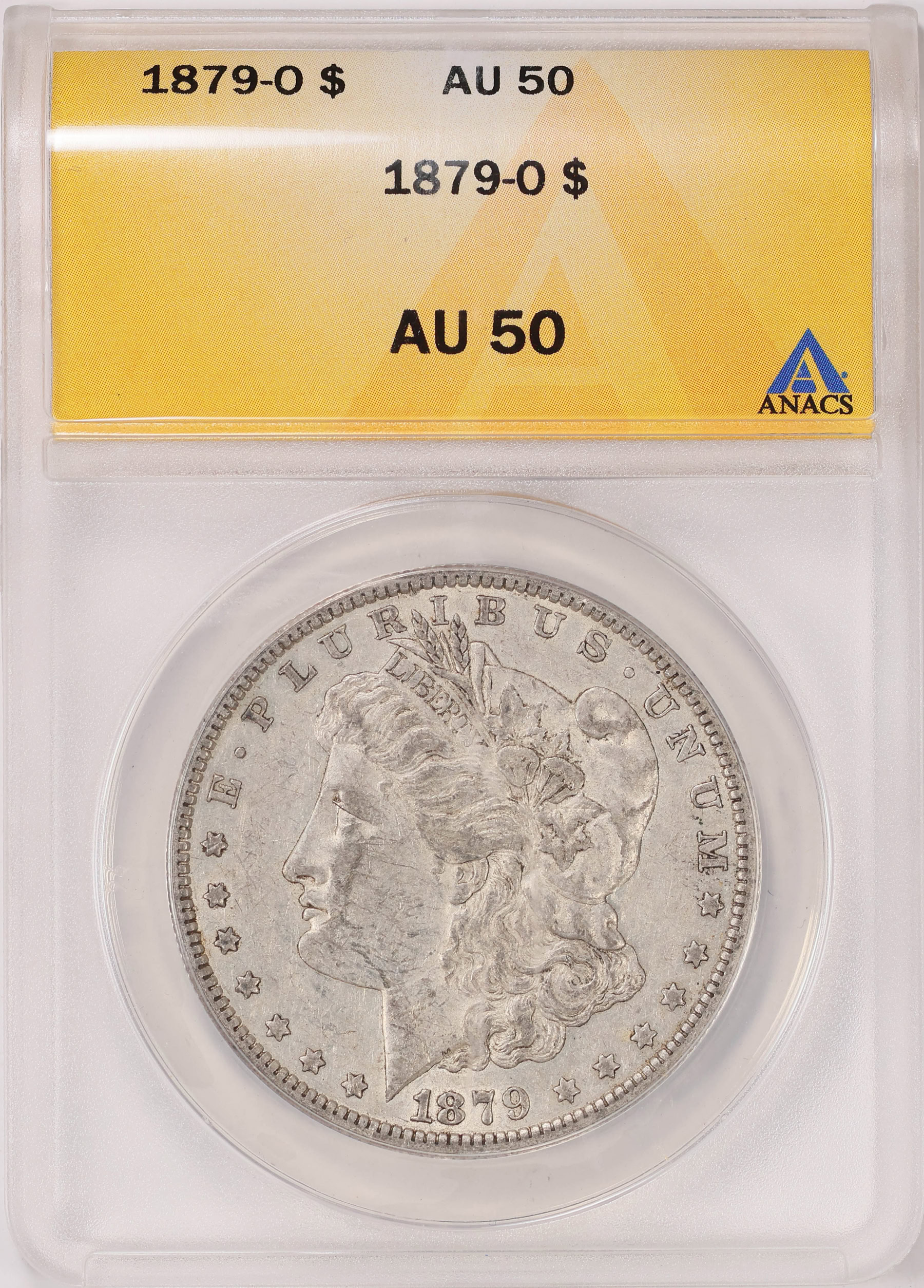 1879-O Morgan Silver Dollar ANACS AU-50 (Item 1792633 ...
