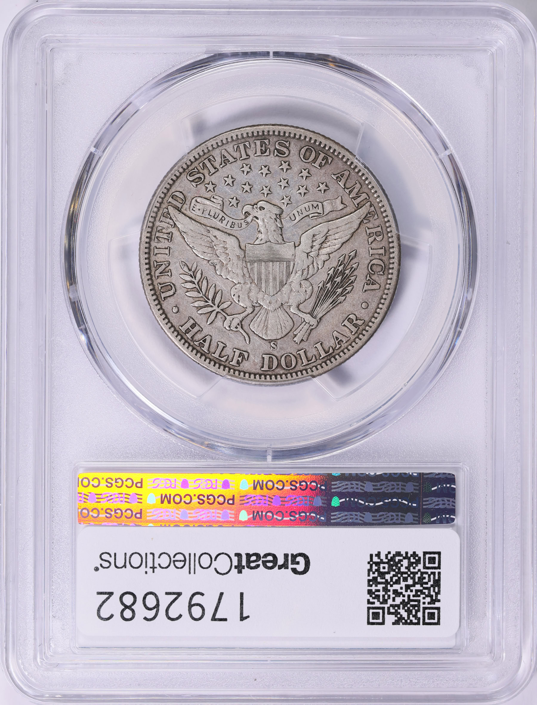 1901-S Barber Half Dollar PCGS XF-40 (Item 1792682) | GreatCollections Coin Auctions