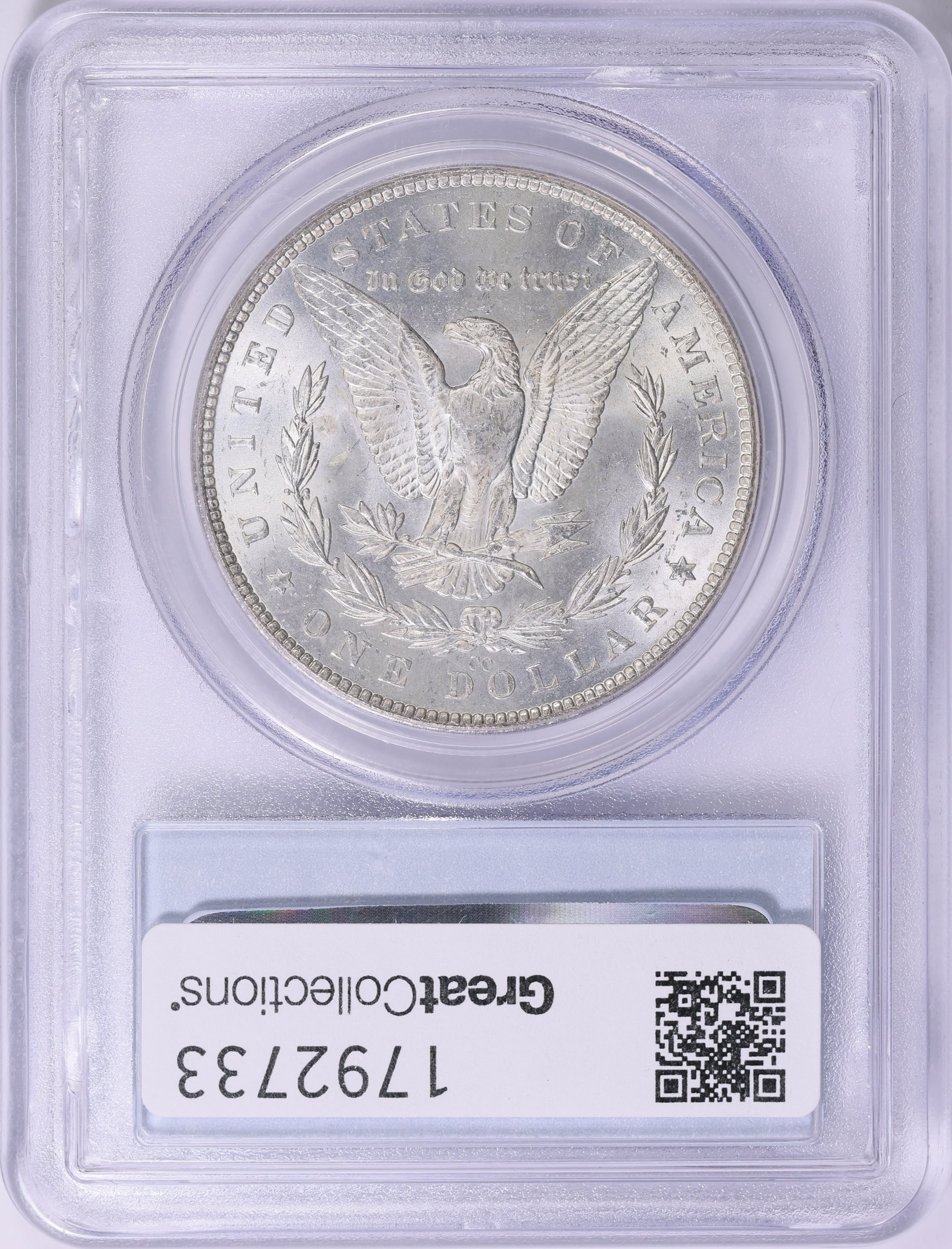 1882-CC Morgan Silver Dollar PCGS MS-63 (Item 1792733) | GreatCollections Coin Auctions