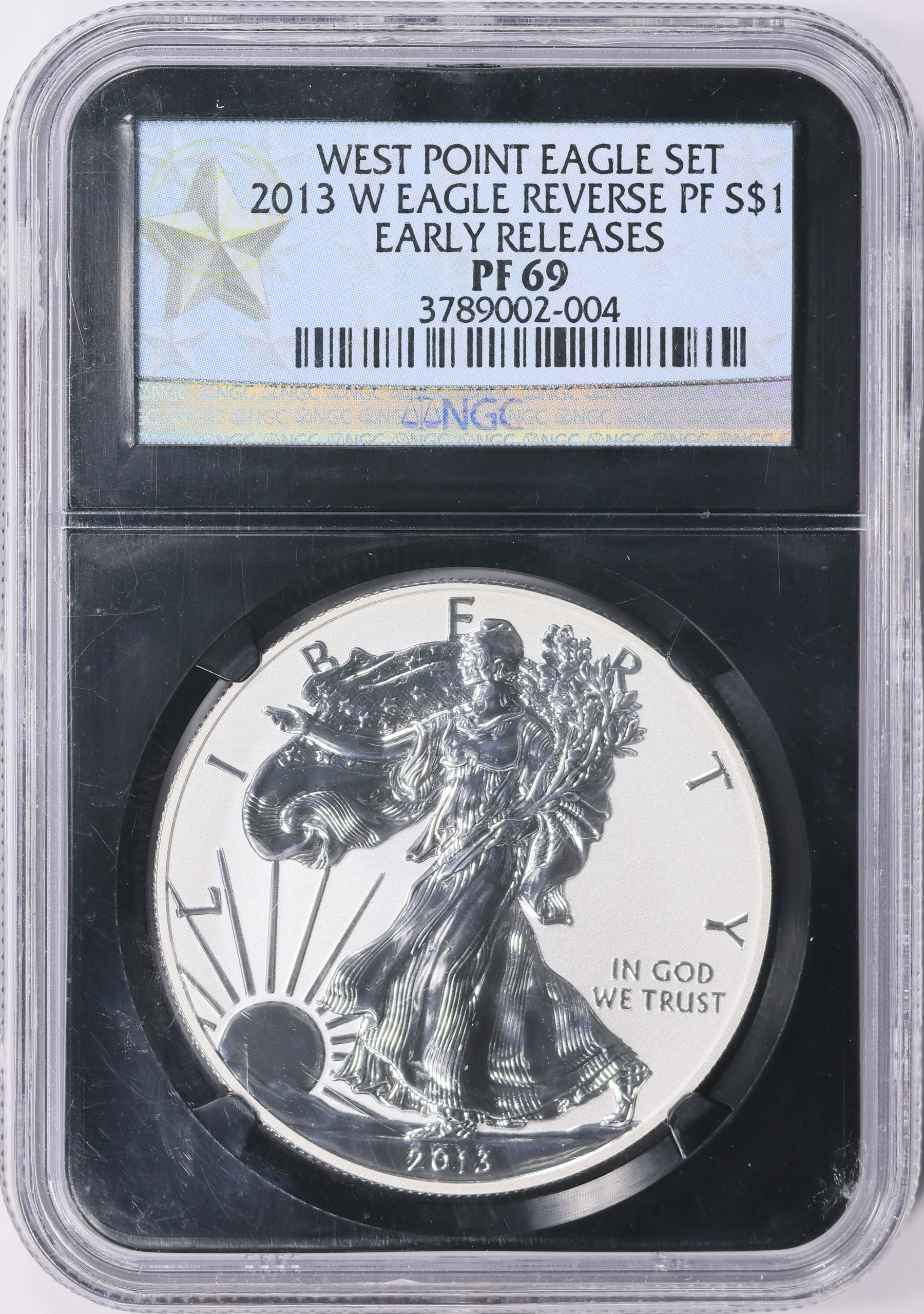 2013-W $1 Silver Eagle Reverse Proof Early Releases NGC Proof-69 (West ...