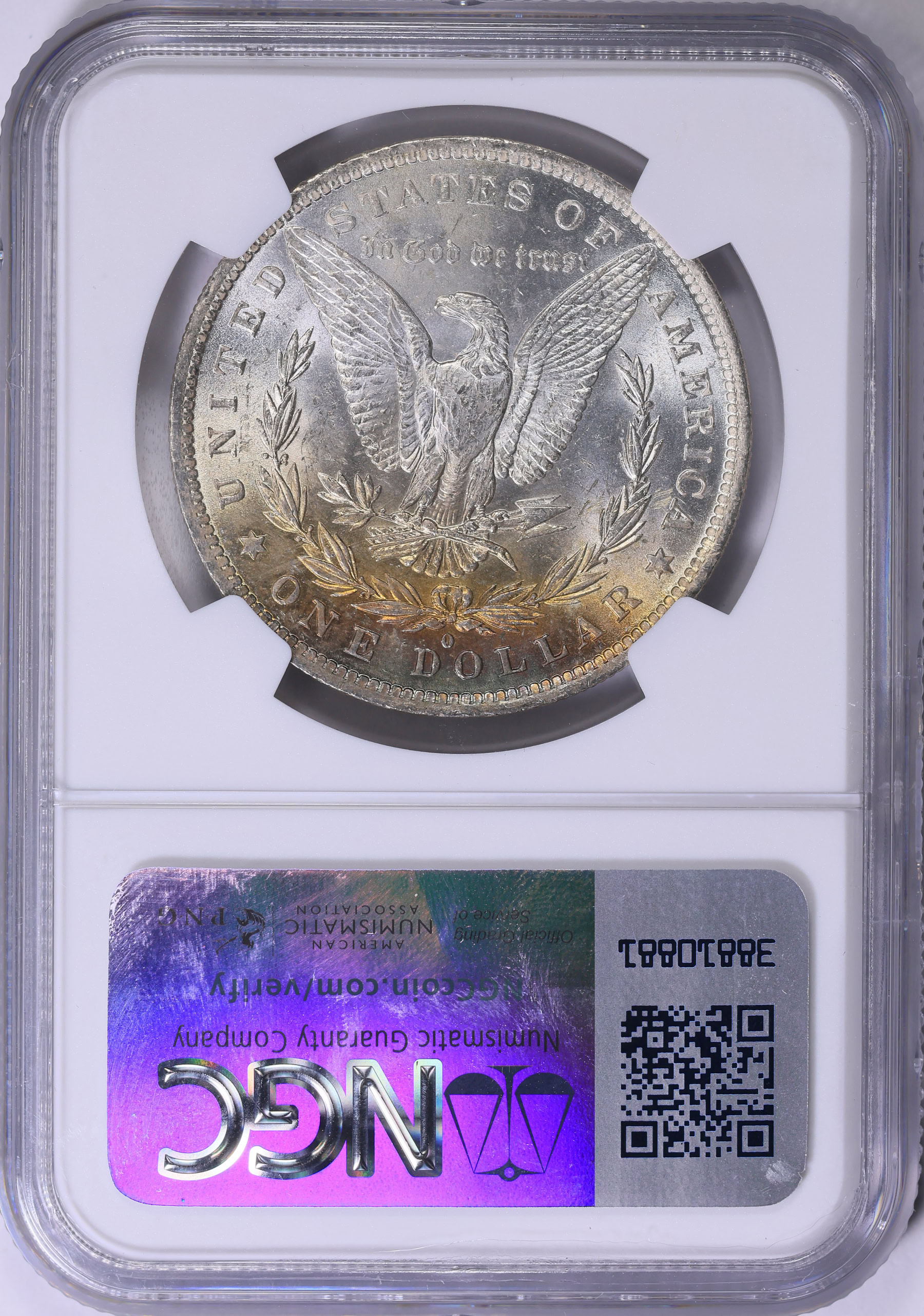 1881-O Morgan Silver Dollar NGC Brilliant Uncirculated (George T. Morgan Facsimile Signature ...