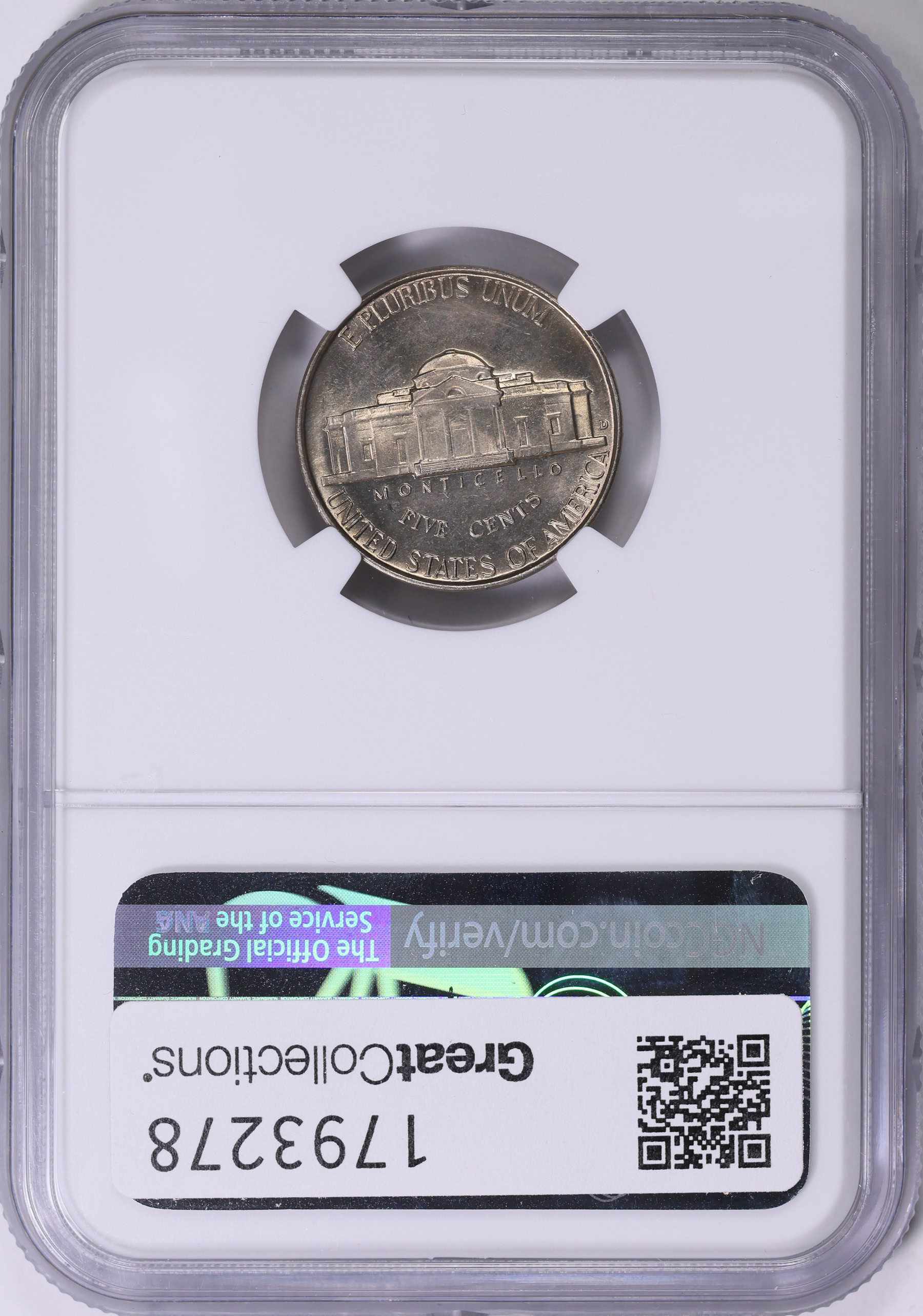 1942-D Jefferson Nickel Type 1 NGC MS-66 6FS (Item 1793278 ...