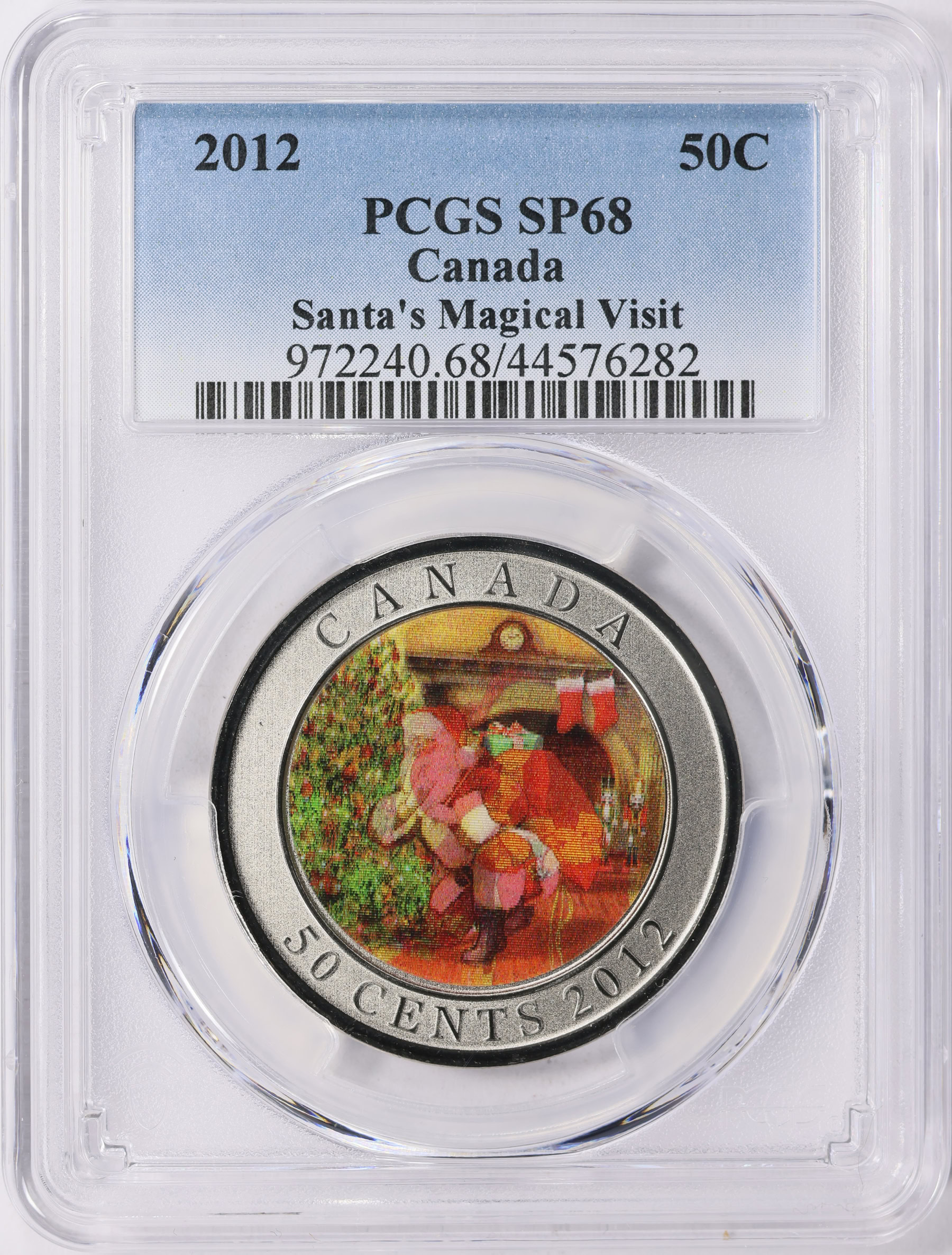 Canada 2012 50 Cents Santa's Magical Visit PCGS SP-68 | PCGS Cert ...