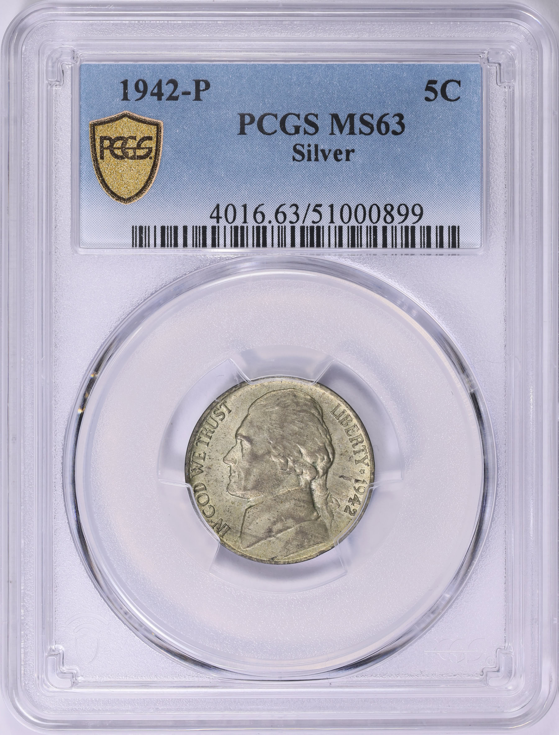 1942-P Jefferson Nickel Type 2 PCGS MS-63 (Item 1794212 ...