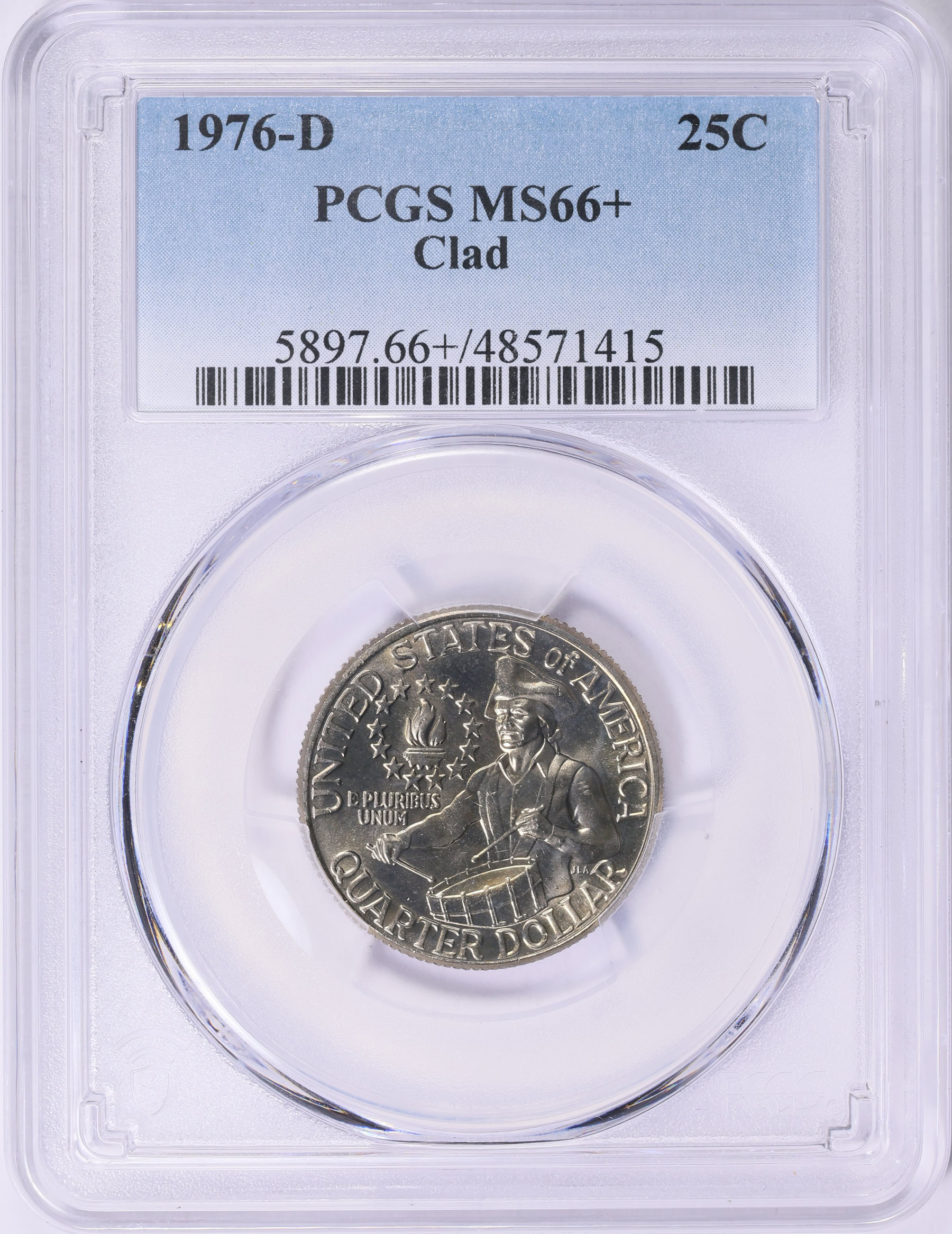 1976-D Washington Quarter Clad PCGS MS-66+ (Item 1794420 ...