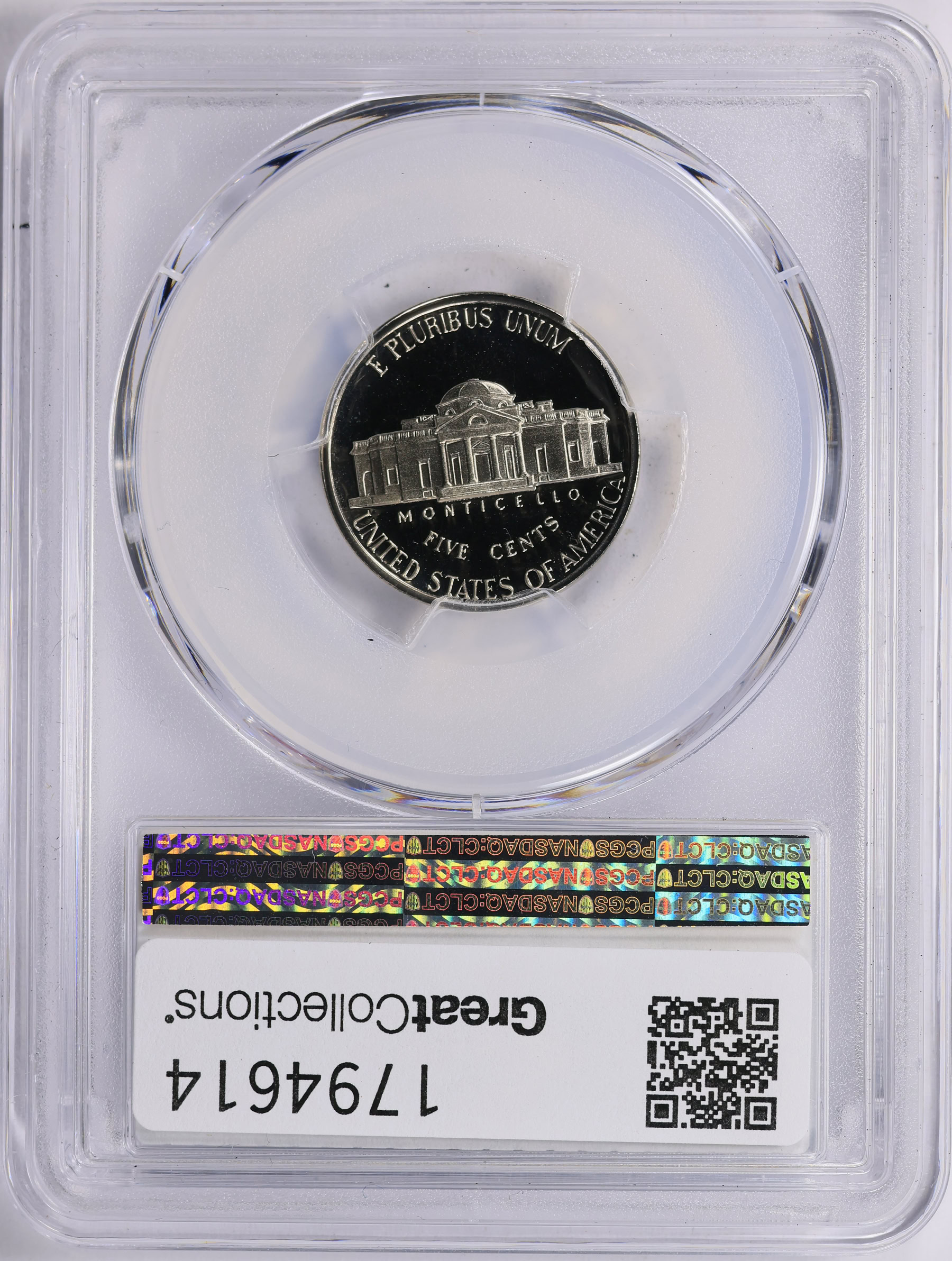 1985-S Jefferson Nickel PCGS Proof-70 DCAM (Item 1794614 ...