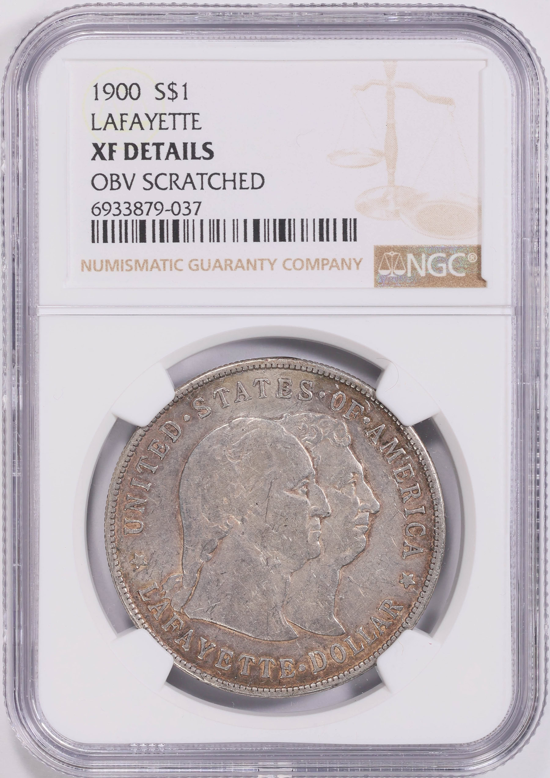 1900 Lafayette Dollar NGC XF Details (Item 1794839) | GreatCollections ...