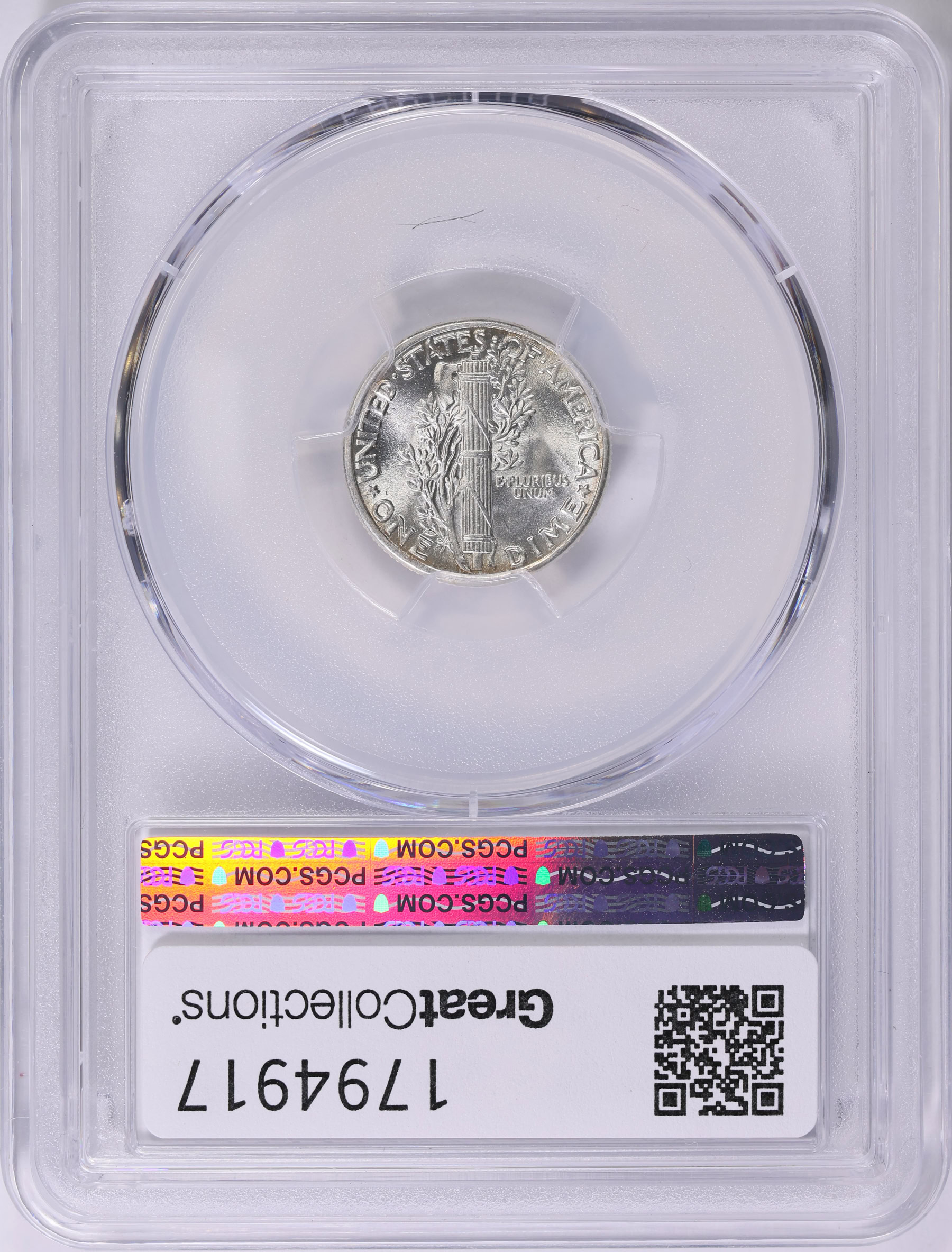 1937 Mercury Dime PCGS MS-64 (Item 1794917) | GreatCollections Coin Auctions