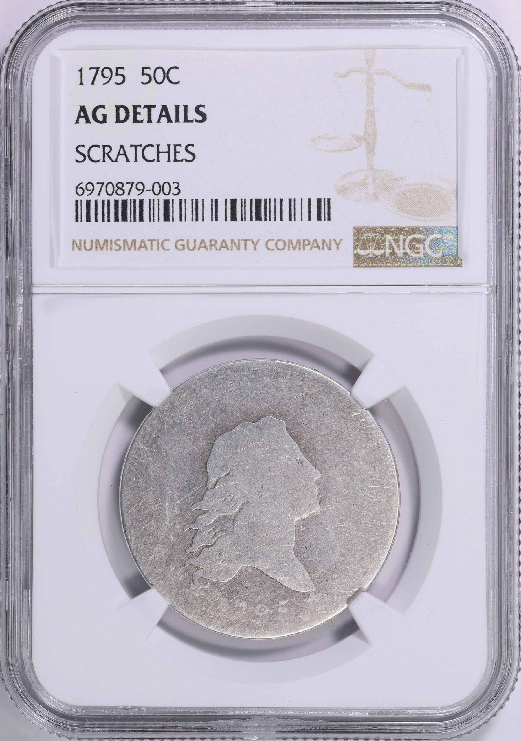 1795 Flowing Hair Half Dollar NGC AG Details (Item 1795002) | GreatCollections Coin Auctions