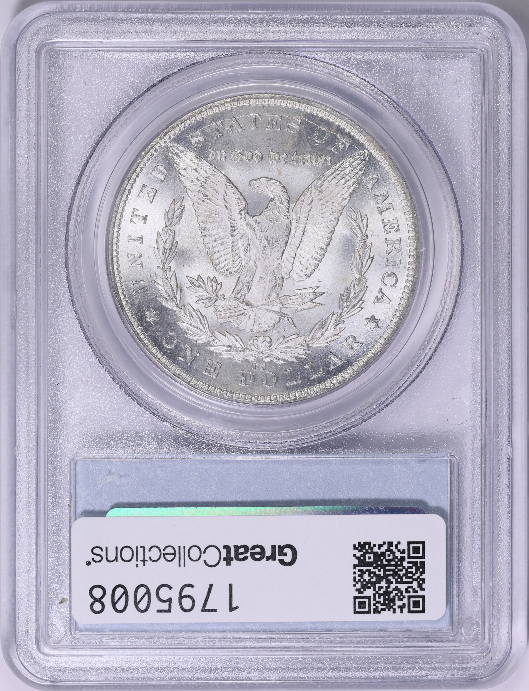 1892-CC Morgan Silver Dollar PCGS MS-64 (Item 1795008) | GreatCollections Coin Auctions