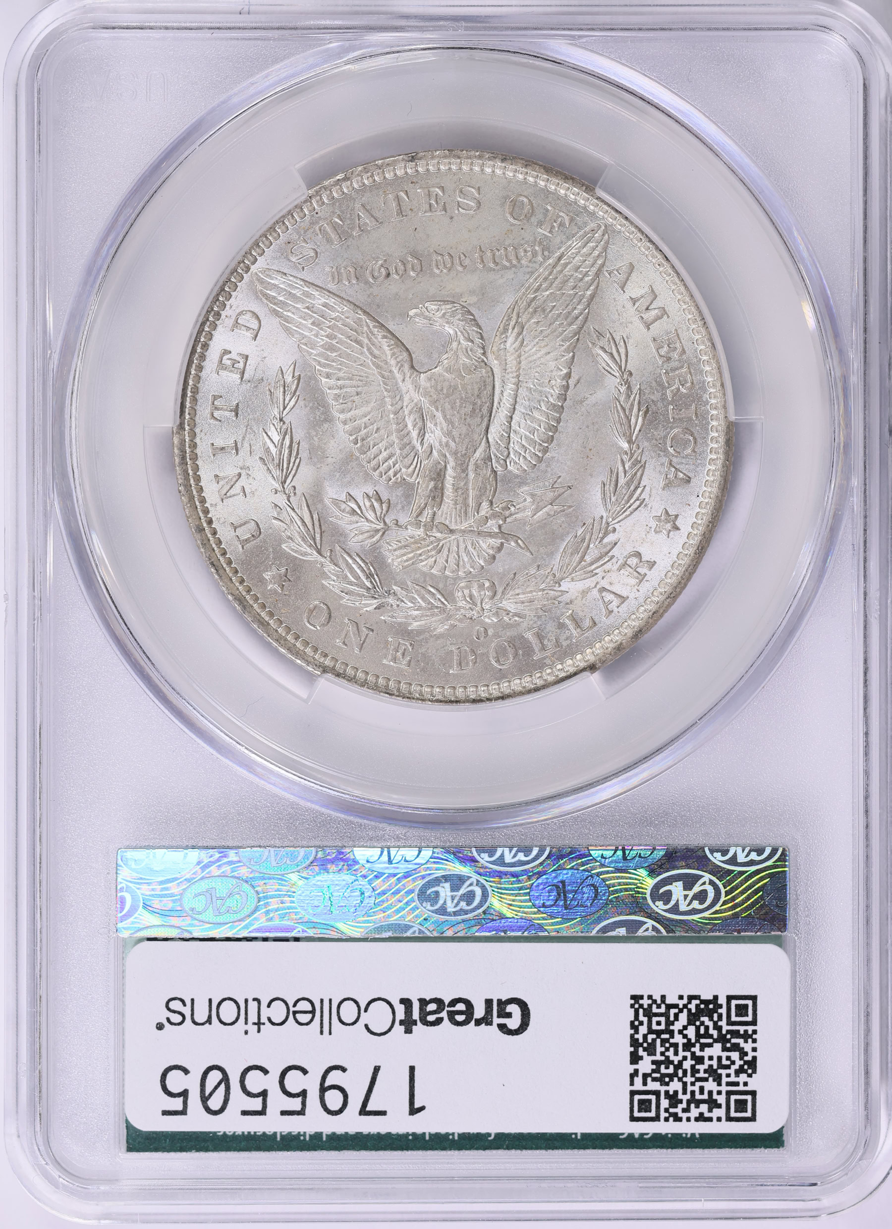 1888-O Morgan Silver Dollar CACG MS-63 (Item 1795505) | GreatCollections Coin Auctions