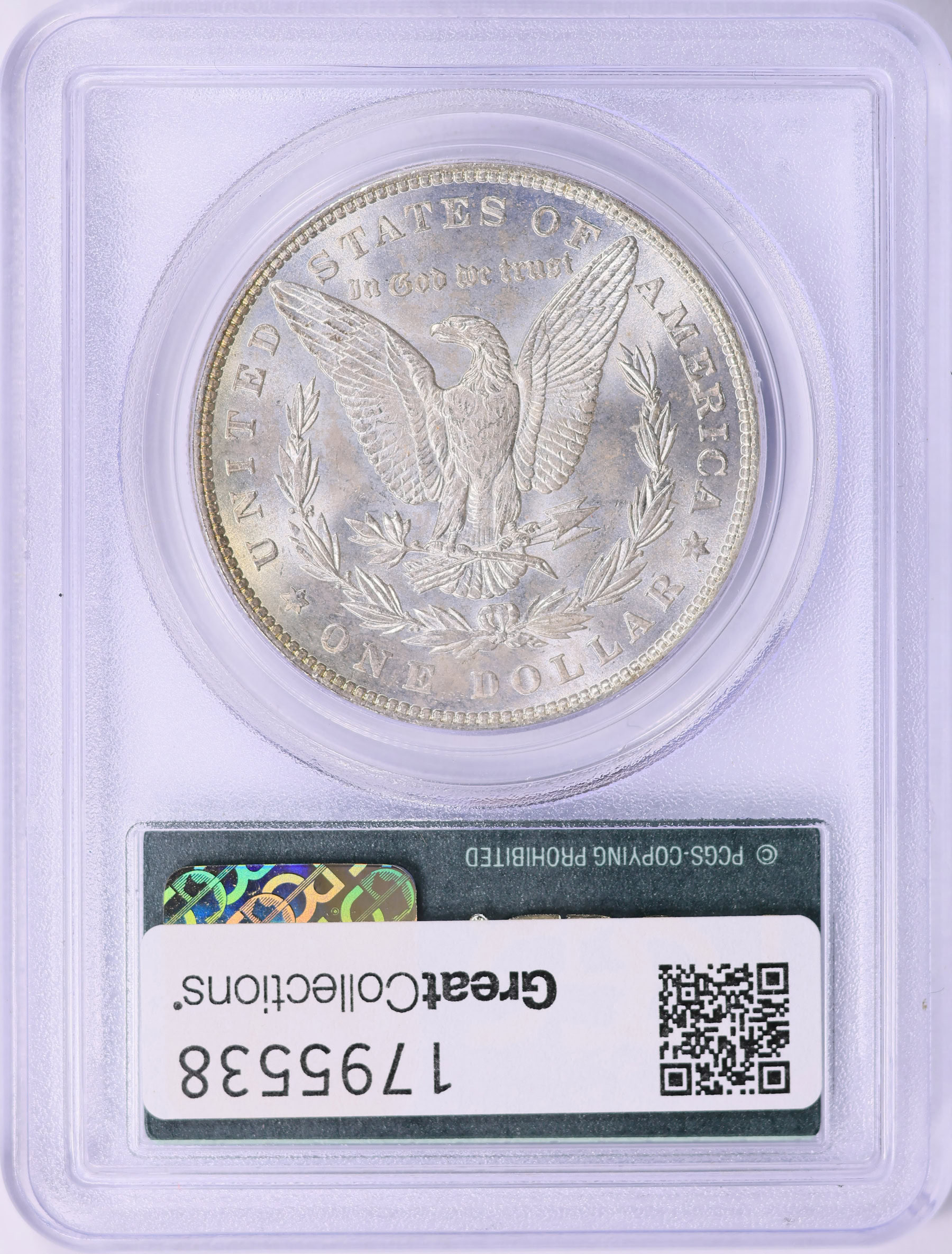 1886 Morgan Silver Dollar PCGS MS-65 OGH (Item 1795538) | GreatCollections Coin Auctions