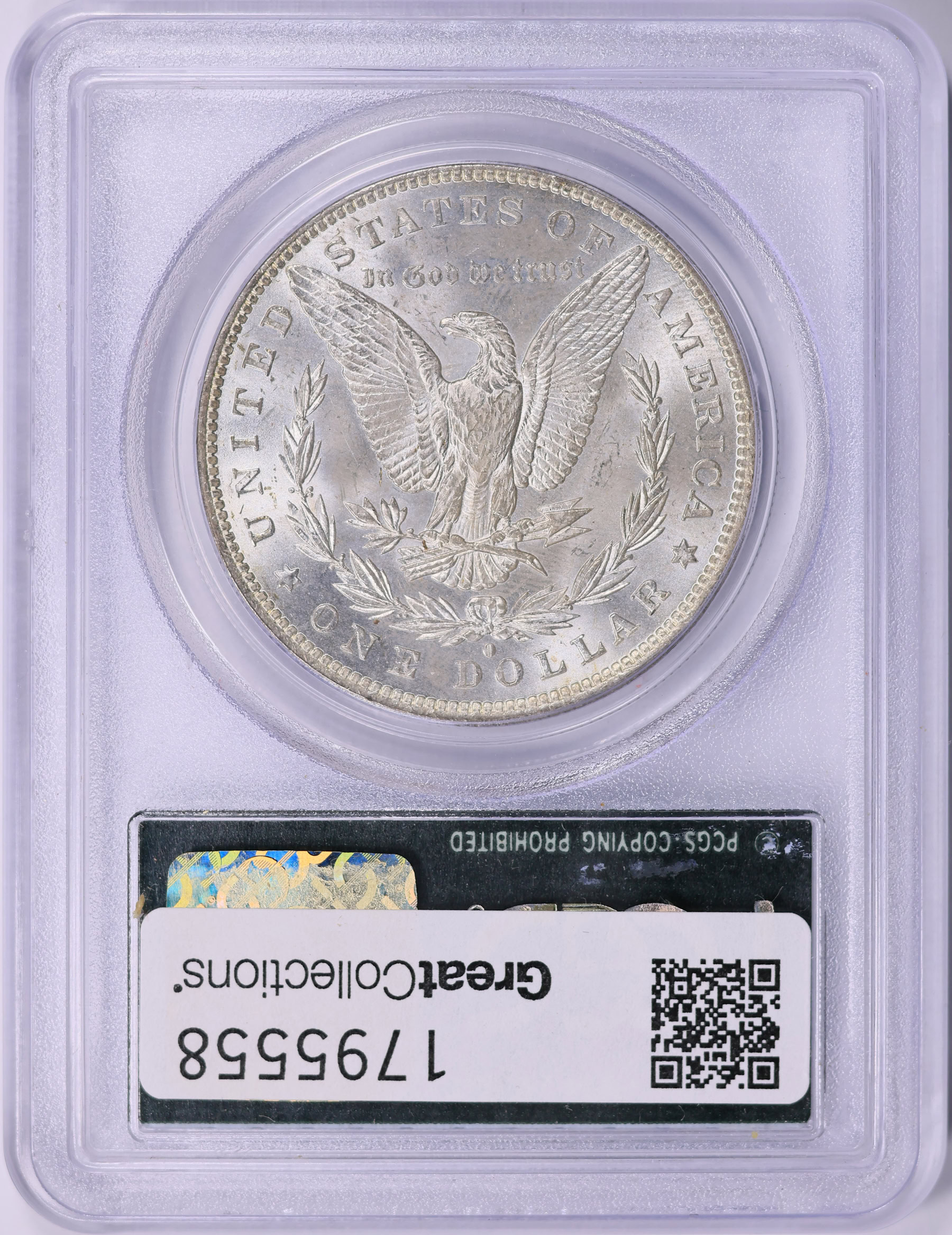 1884-O Morgan Silver Dollar PCGS MS-63 OGH (Item 1795558) | GreatCollections Coin Auctions