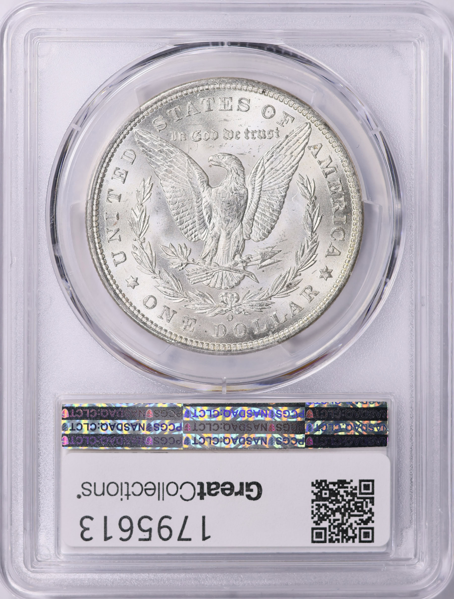 1898-O Morgan Silver Dollar PCGS MS-64+ (Item 1795613) | GreatCollections Coin Auctions