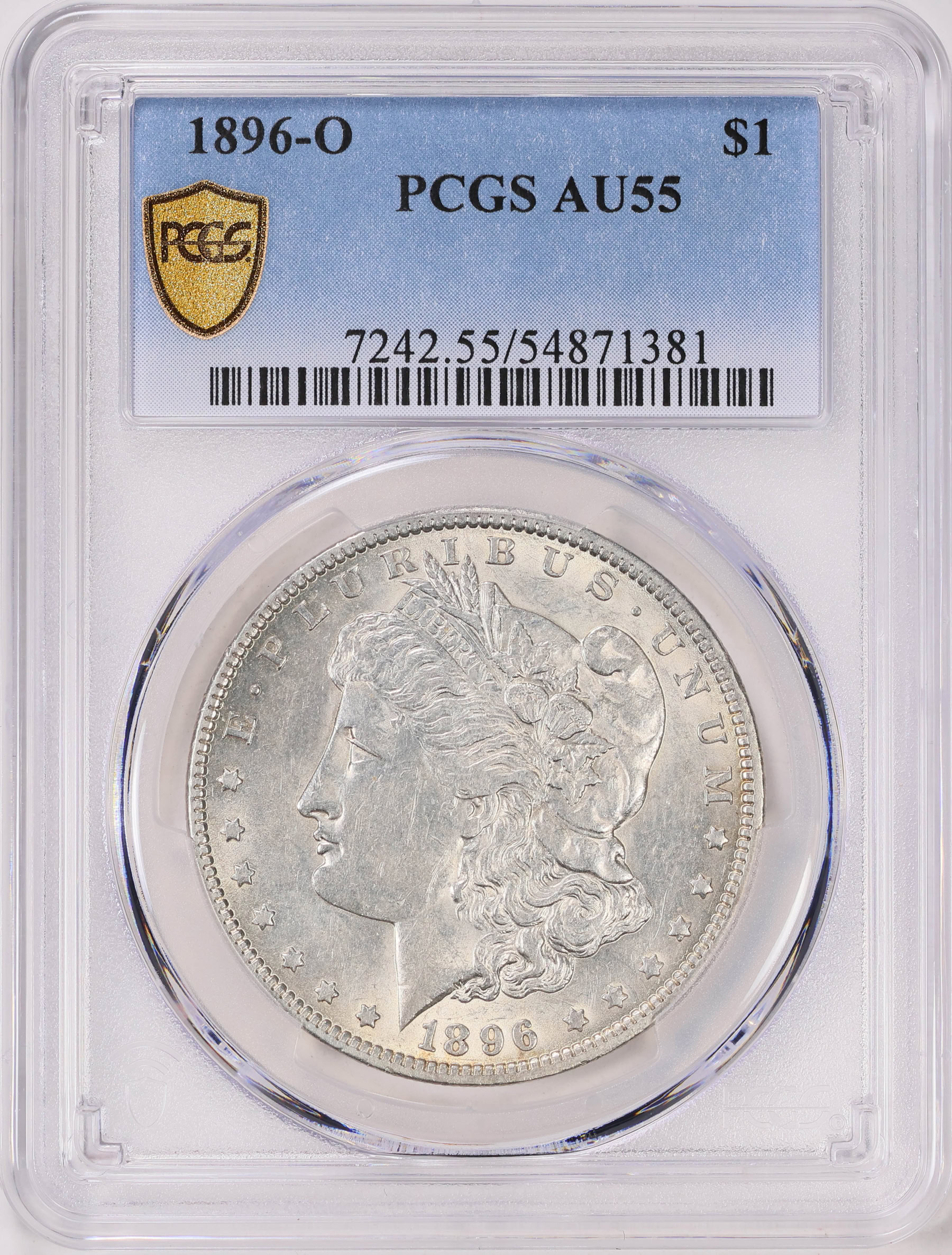 1896-O Morgan Silver Dollar PCGS AU-55 (Item 1795976) | GreatCollections Coin Auctions