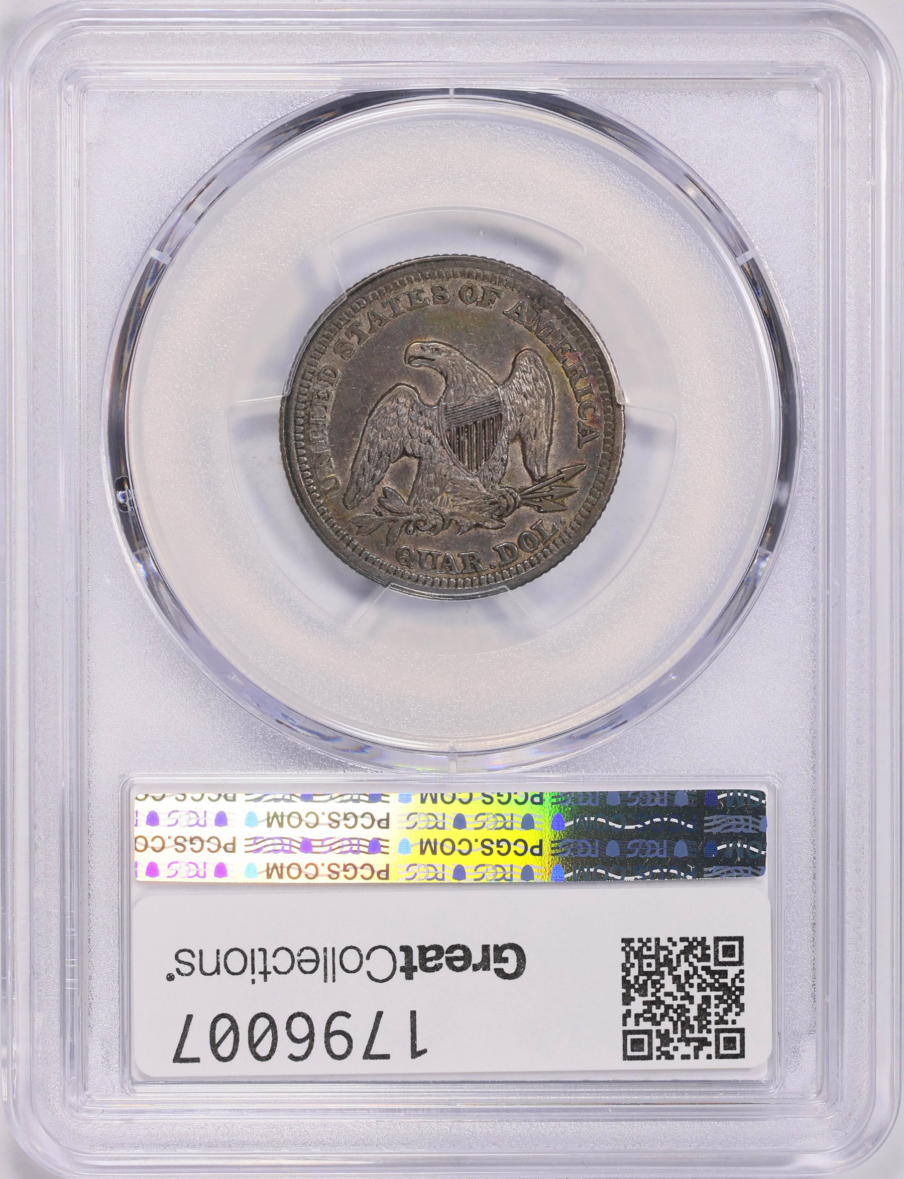 1854 Seated Liberty Quarter Arrows PCGS XF-45 (Item 1796007) | GreatCollections Coin Auctions