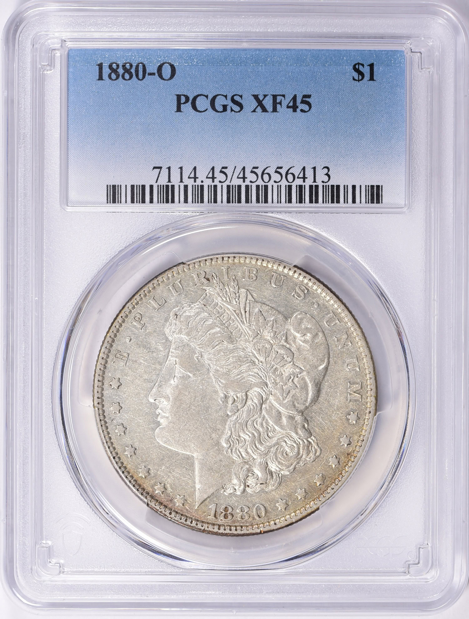 1880-O Morgan Silver Dollar PCGS XF-45 (Item 1796111) | GreatCollections Coin Auctions