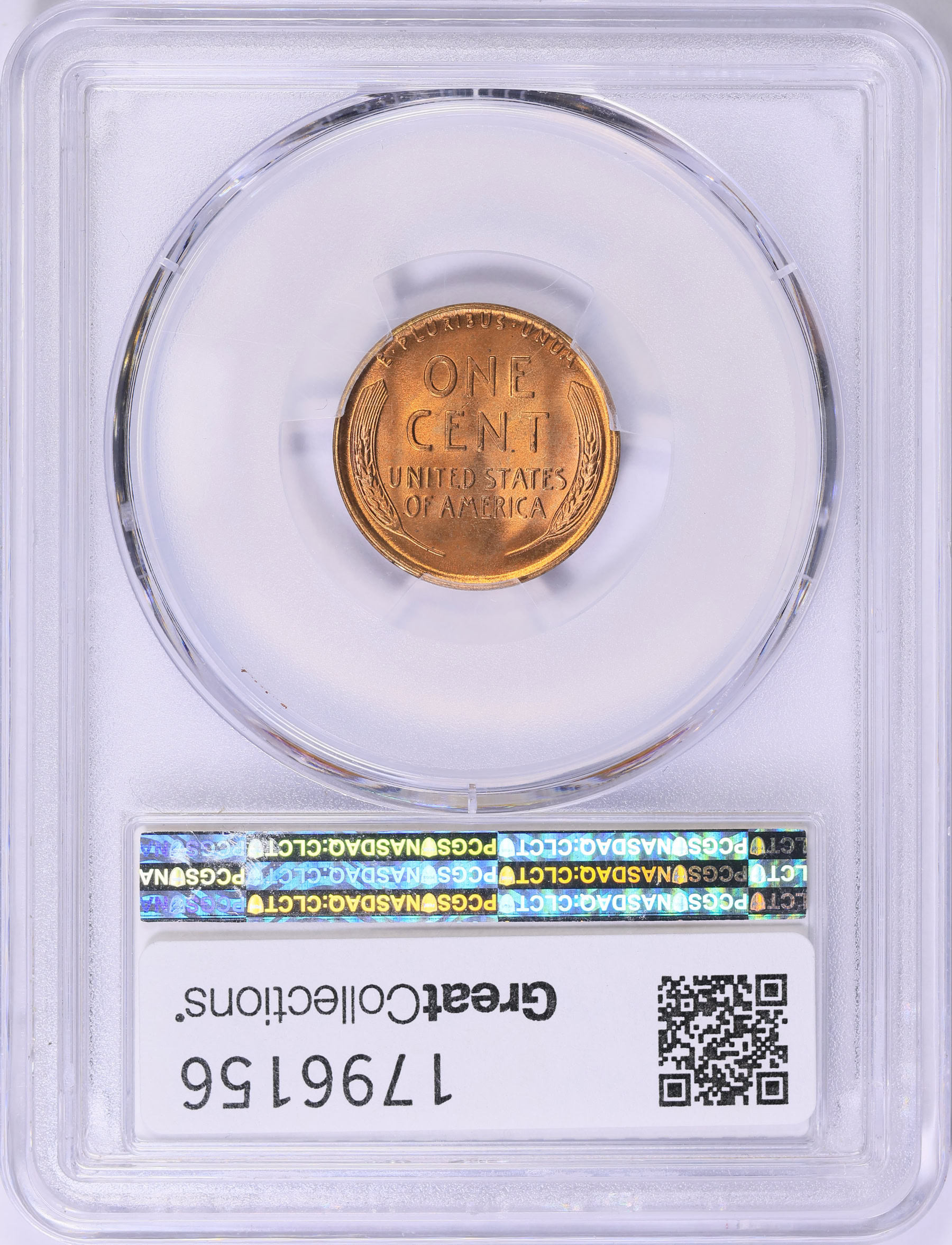 1953 Lincoln Cent PCGS MS-67 RD (Item 1796156) | GreatCollections Coin Auctions