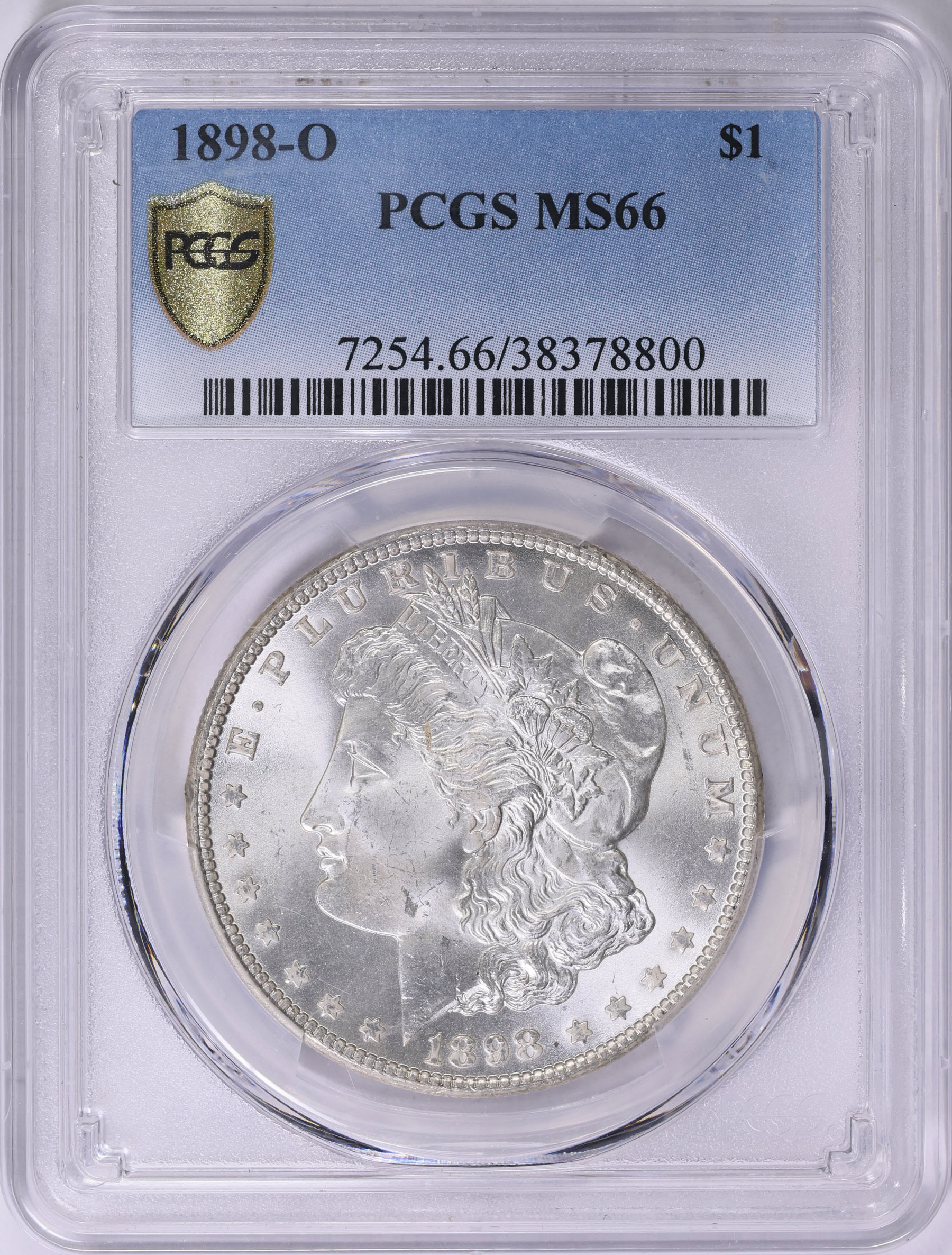 1898-O Morgan Silver Dollar PCGS MS-66 (Item 1796217) | GreatCollections Coin Auctions