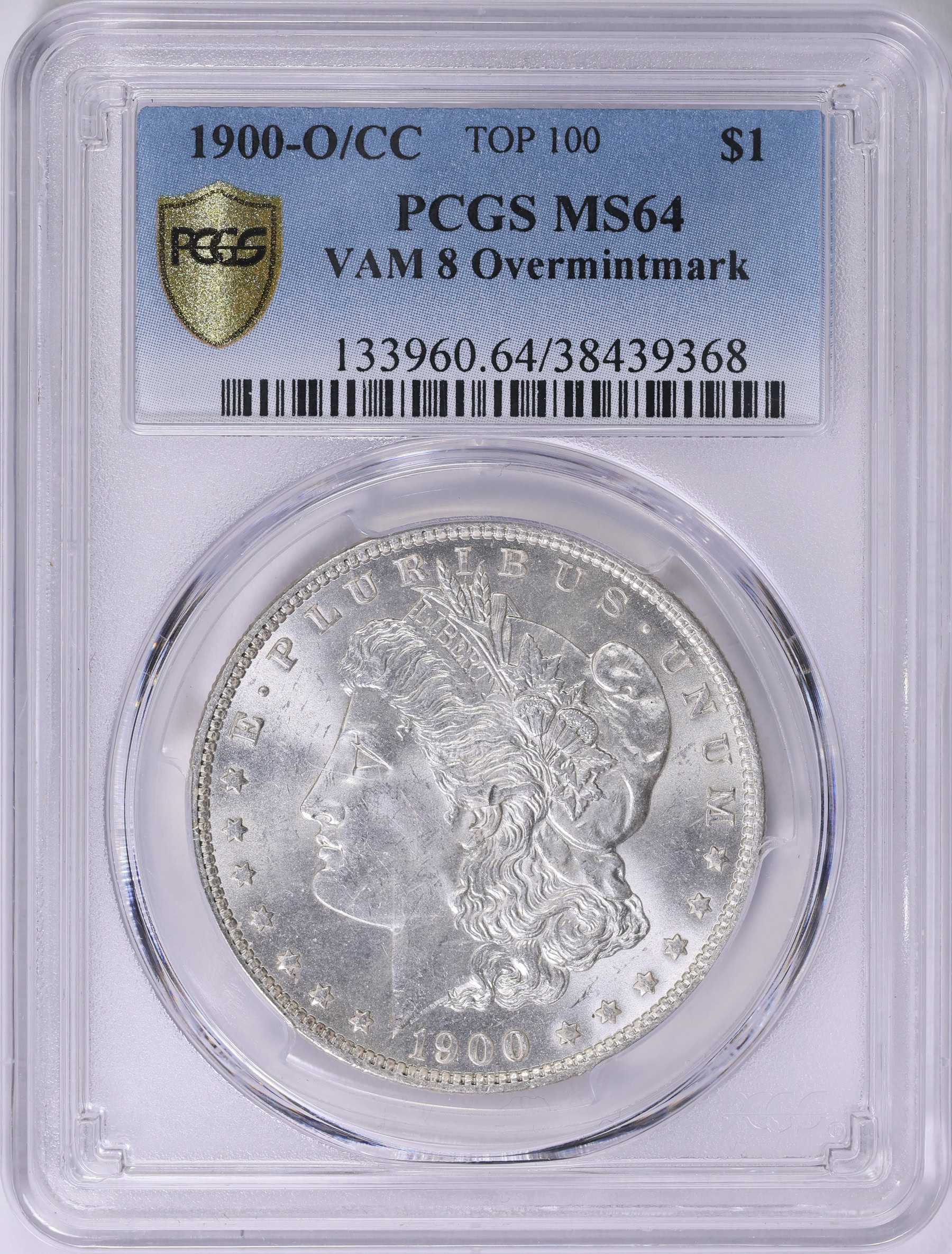 1900-O/CC Morgan Silver Dollar Overmintmark VAM-8 Top 100 PCGS MS-64 (Item 1796218 ...