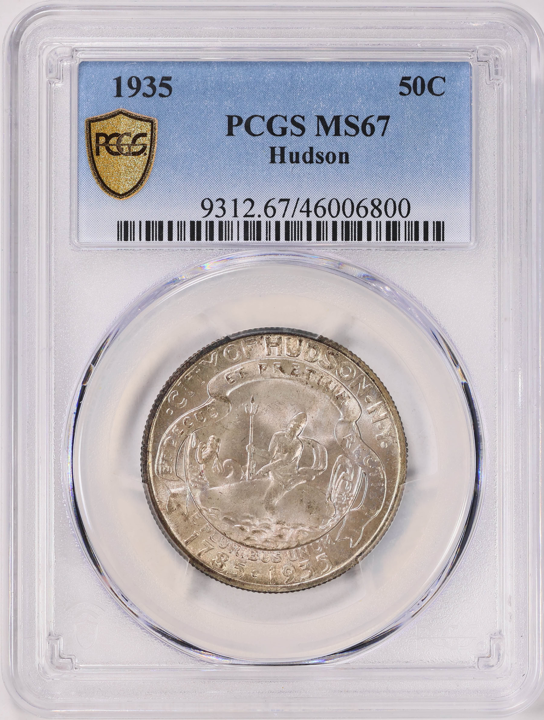 1935 Hudson, New York, Sesquicentennial Half Dollar PCGS MS-67 (Item ...