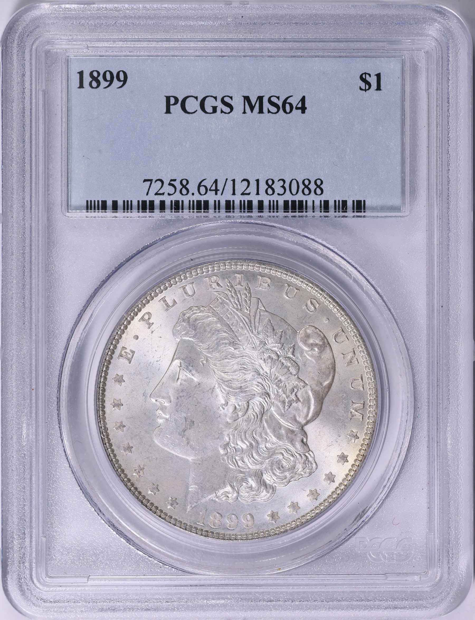 1899 Morgan Silver Dollar PCGS MS-64 (Item 1797113) | GreatCollections Coin Auctions