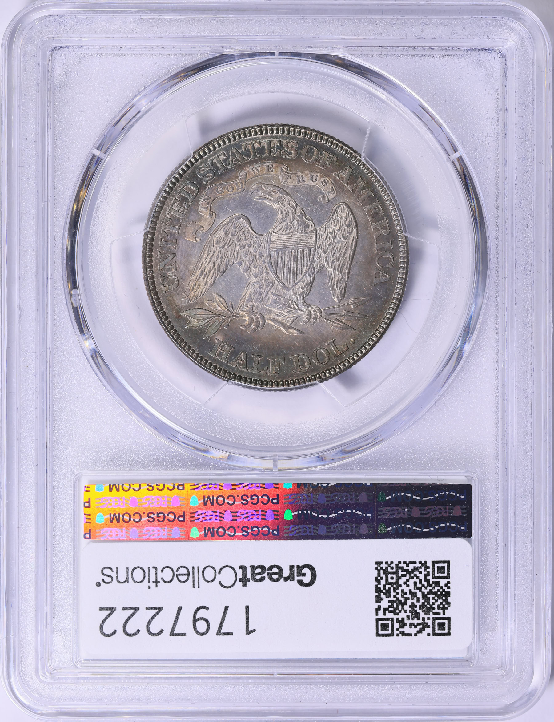 1878 Seated Liberty Half Dollar PCGS MS-61 (Toned) (Item 1797222) | GreatCollections Coin Auctions