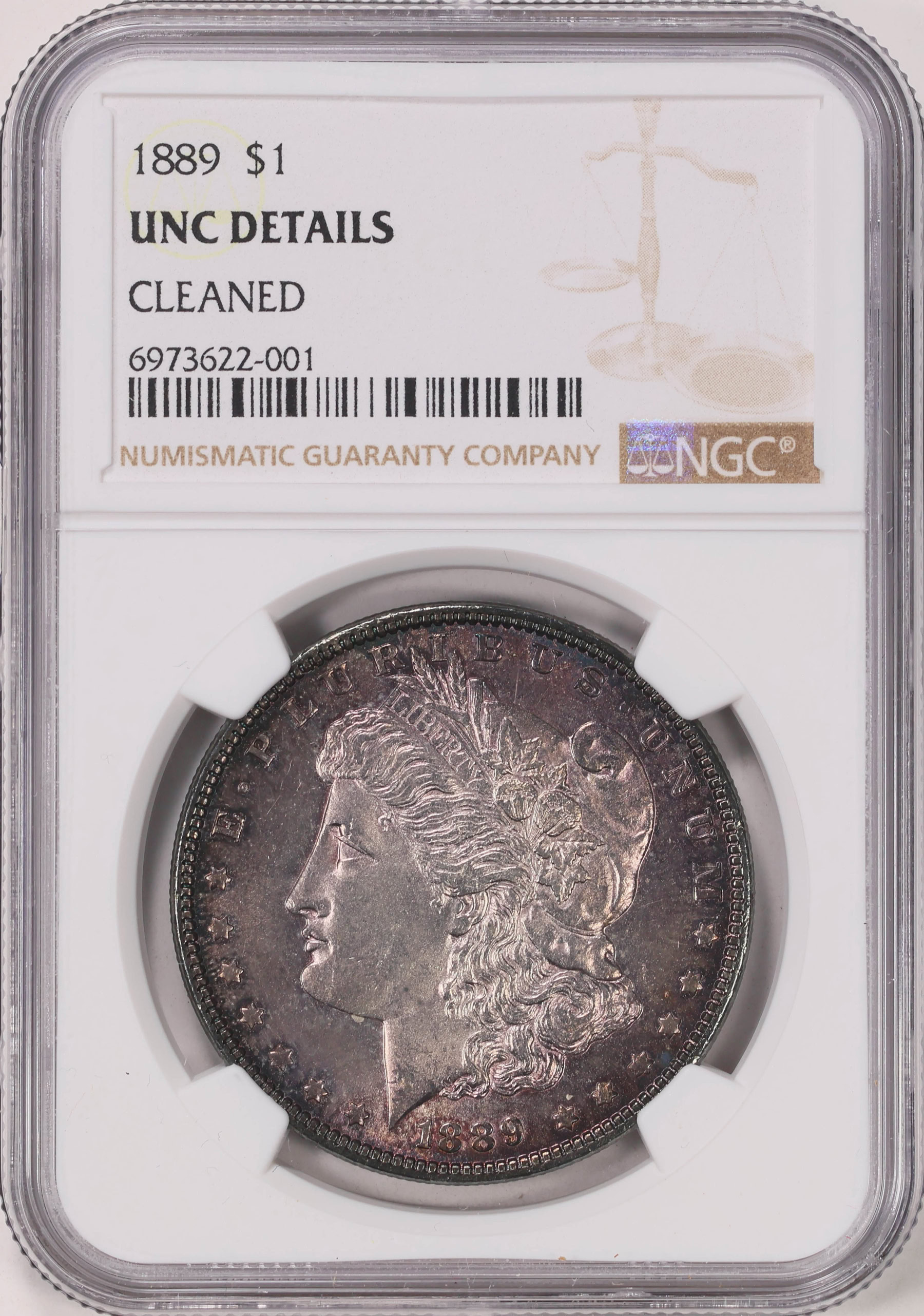 1889 Morgan Silver Dollar NGC Unc Details (Item 1797630 ...