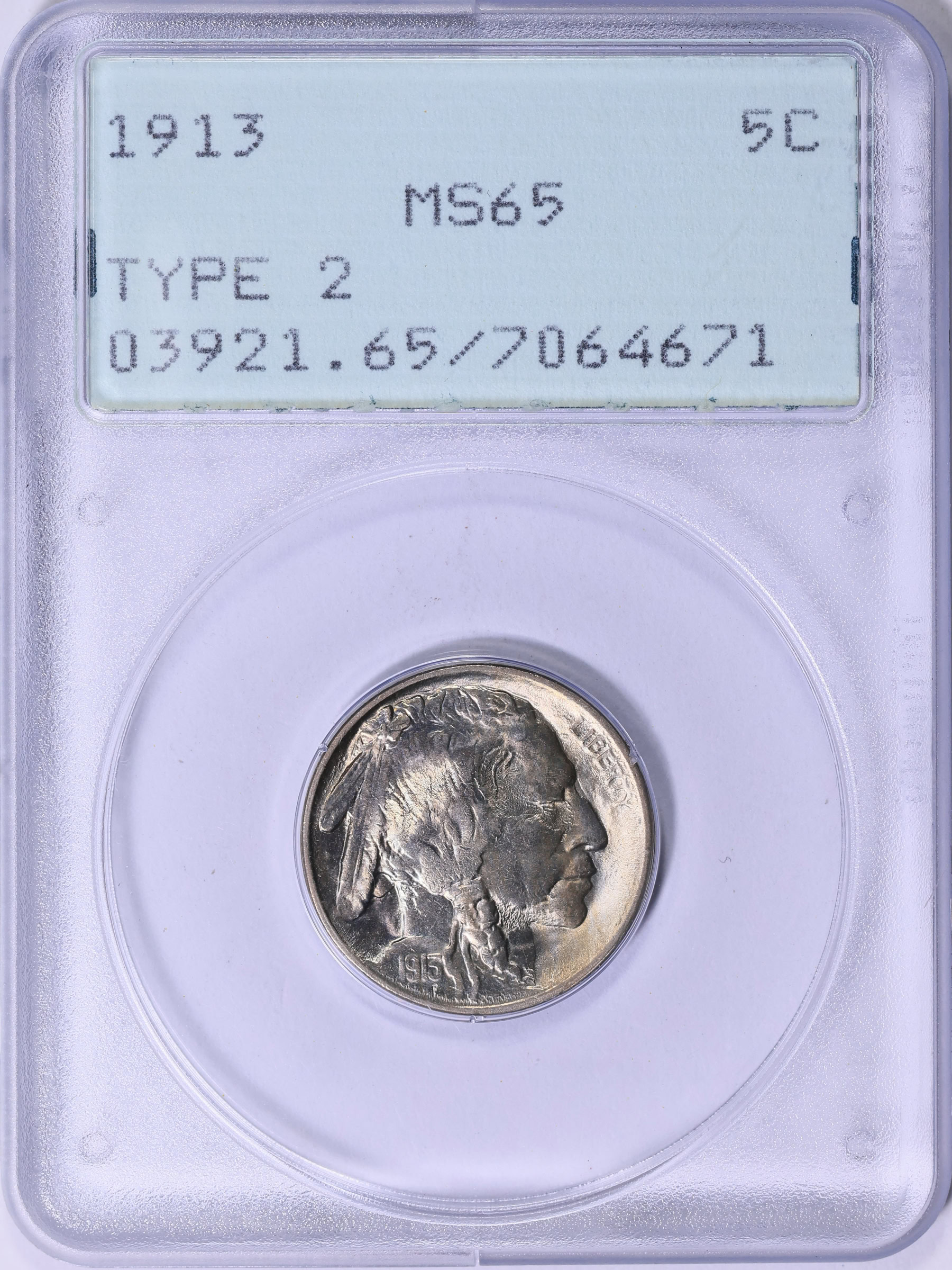 1913 Buffalo Nickel Type 2 PCGS MS-65 OGH (1st Gen) (Item 1797644 ...