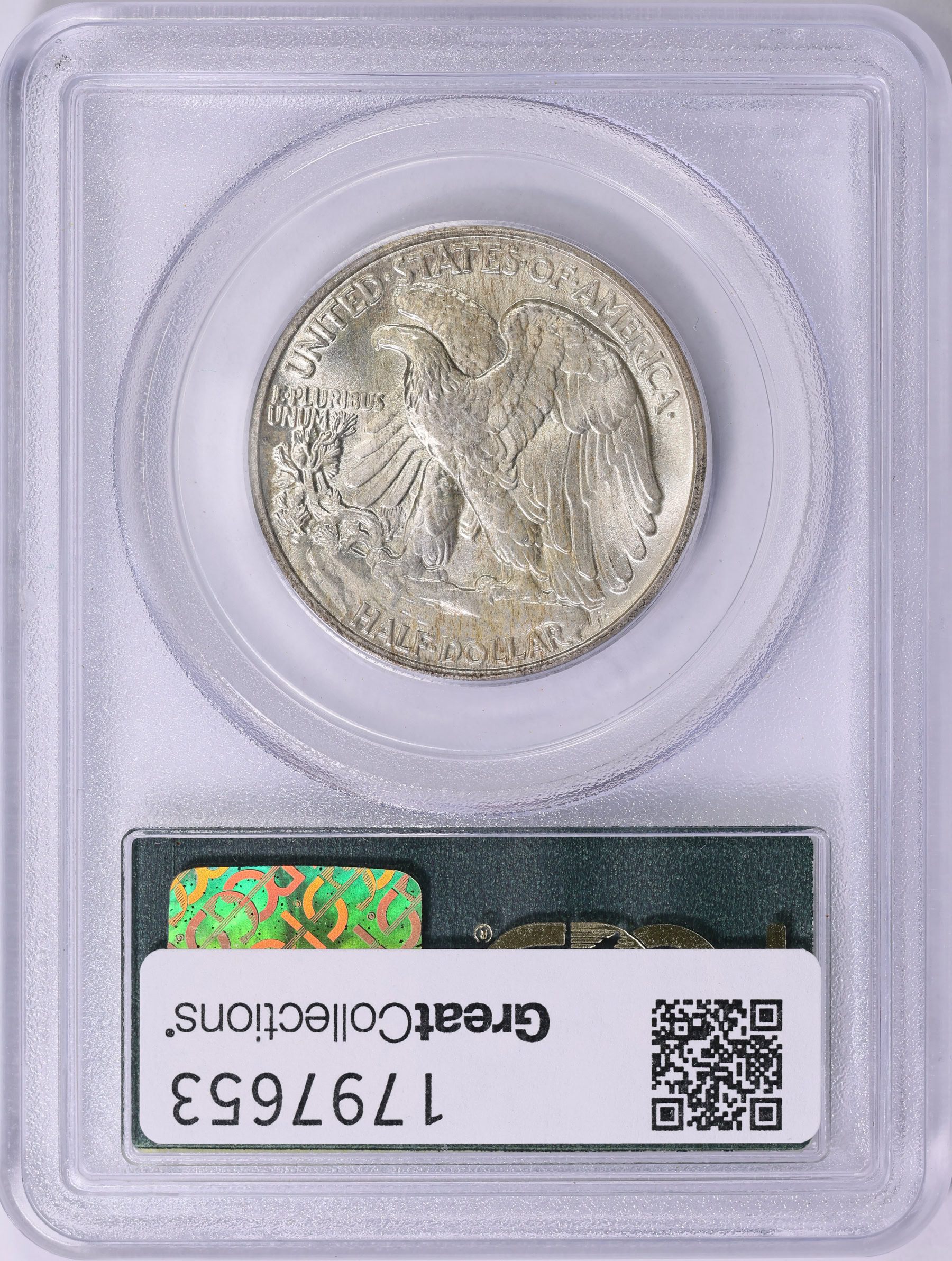 1941 Walking Liberty Half Dollar PCGS MS-67 (CAC Green) OGH (Item 1797653) | GreatCollections ...