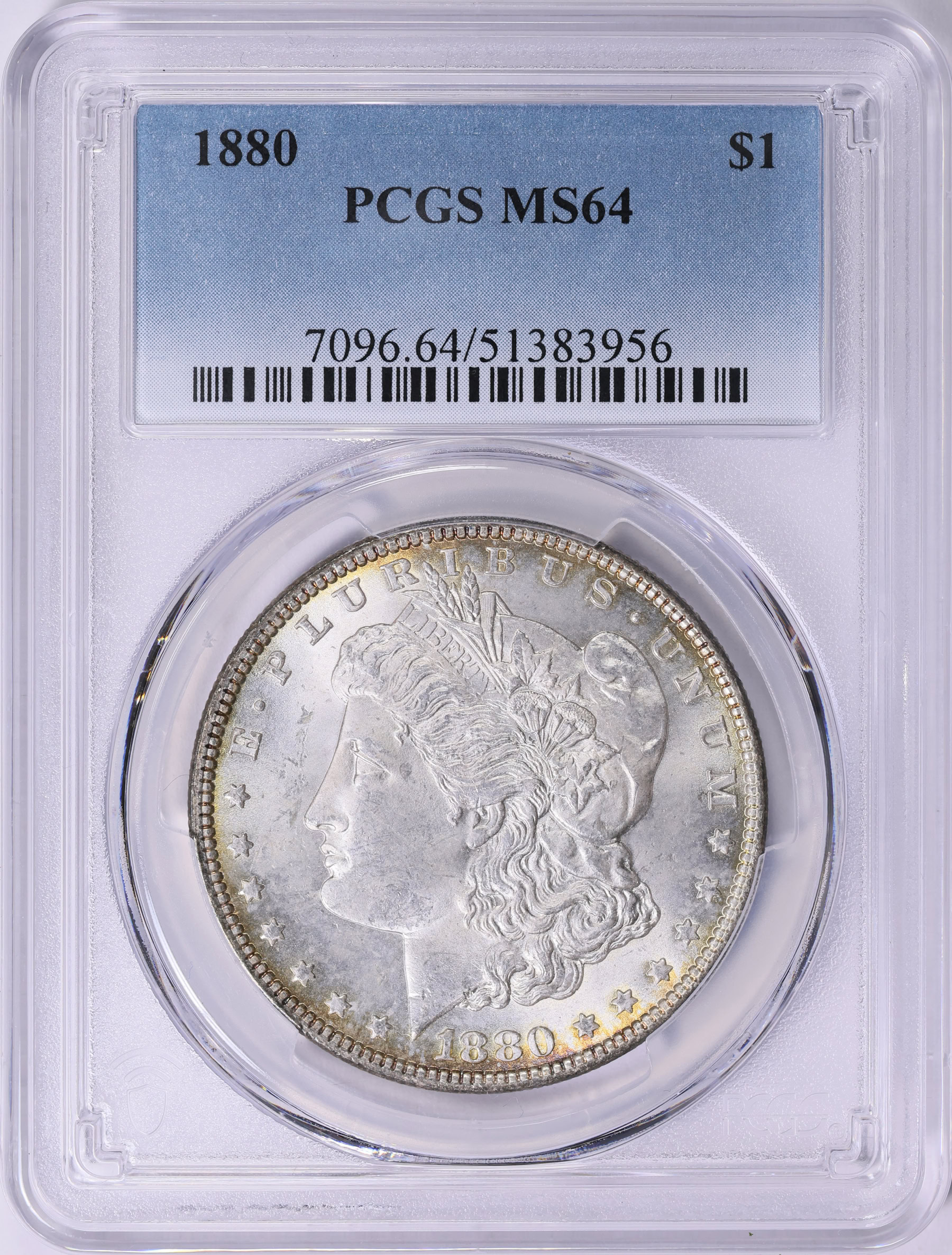 1880 Morgan Silver Dollar PCGS MS-64 (Item 1797680) | GreatCollections Coin Auctions