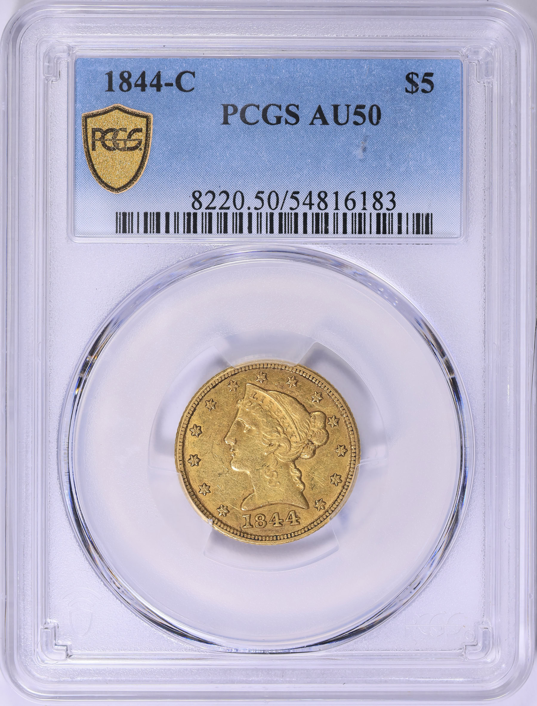 1844-C Liberty Gold Half Eagle PCGS AU-50 (Item 1798077 ...