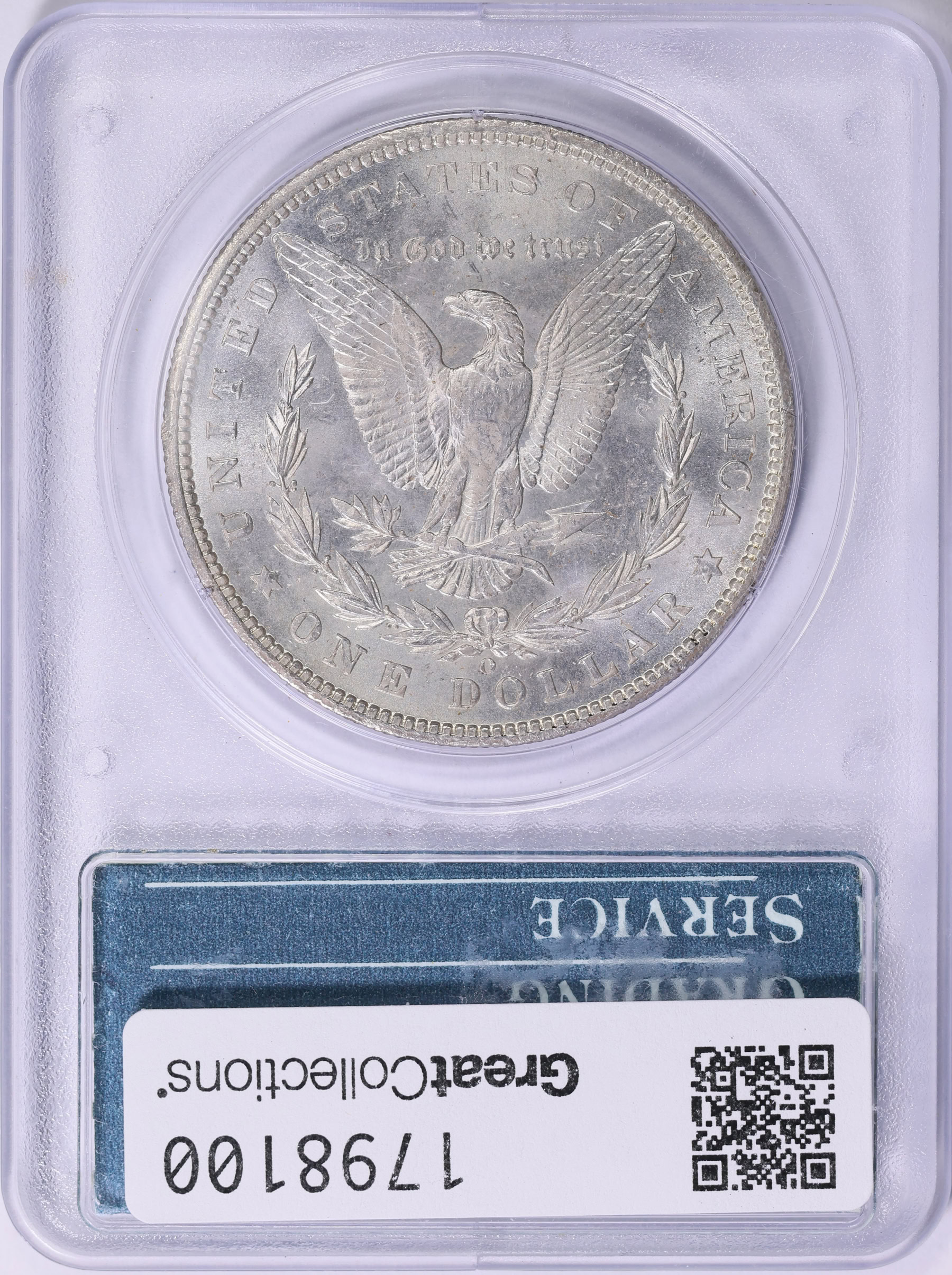 1904-O Morgan Silver Dollar PCGS MS-63 OGH (1st Gen) (Item 1798100) | GreatCollections Coin Auctions