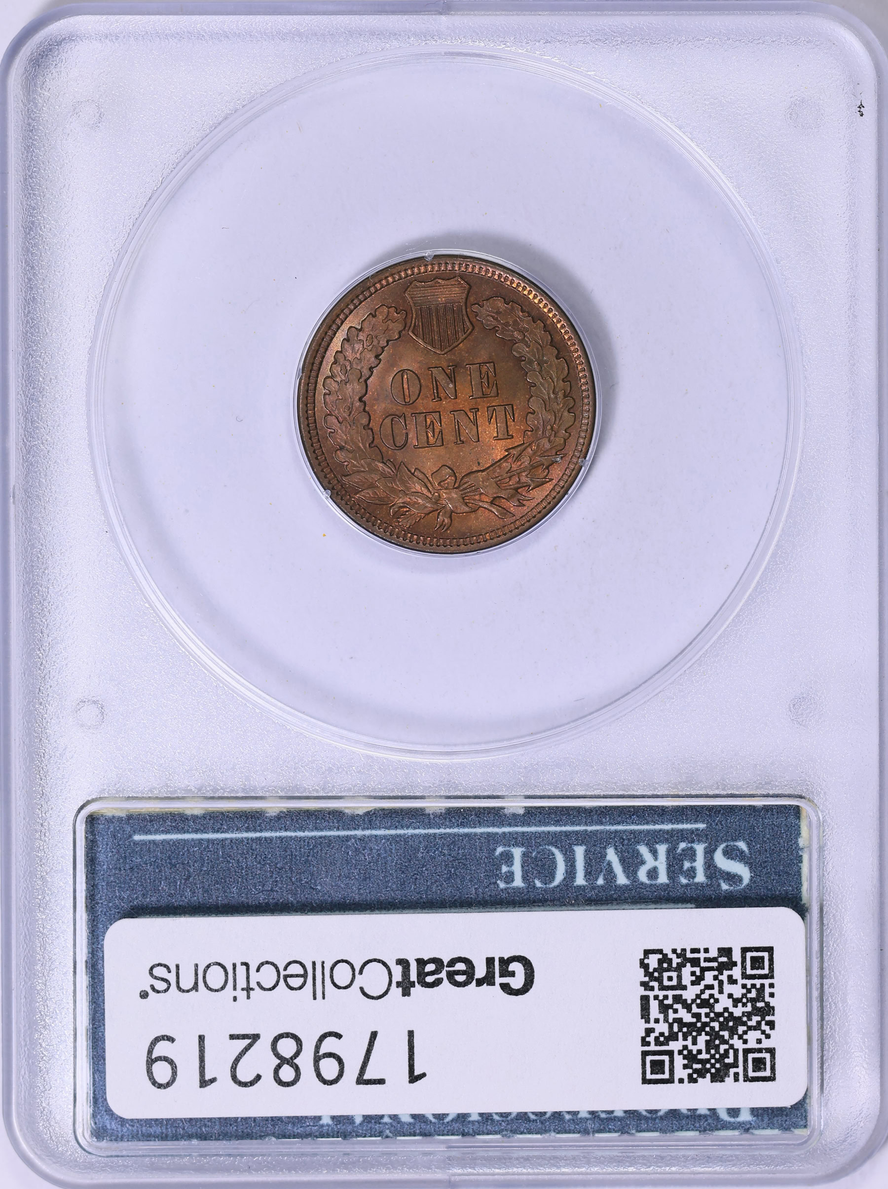 1899 Indian Cent PCGS MS-64 RB OGH (1st Gen) (Item 1798219) | GreatCollections Coin Auctions
