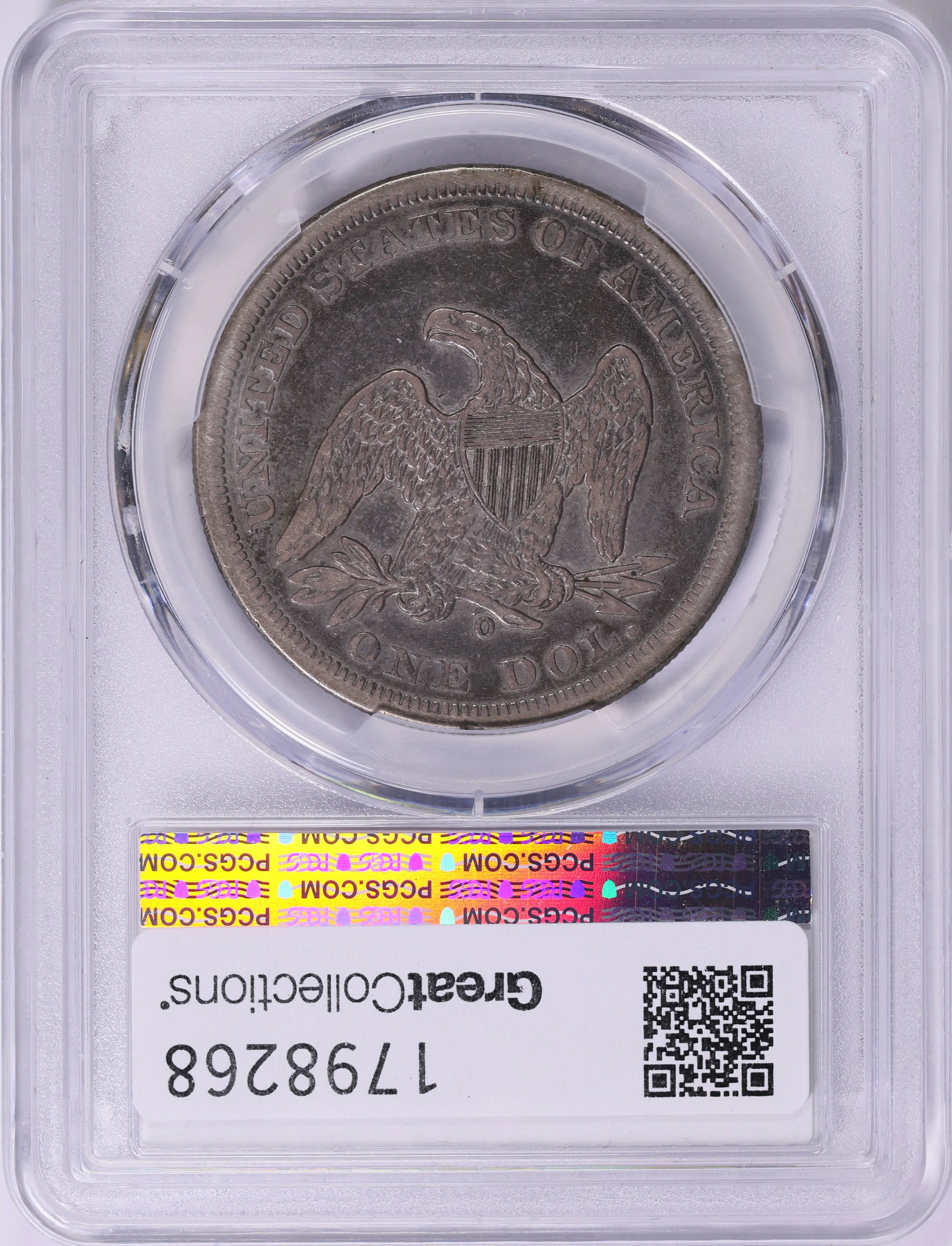 1859-O Seated Liberty Silver Dollar PCGS F-15 (Item 1798268) | GreatCollections Coin Auctions