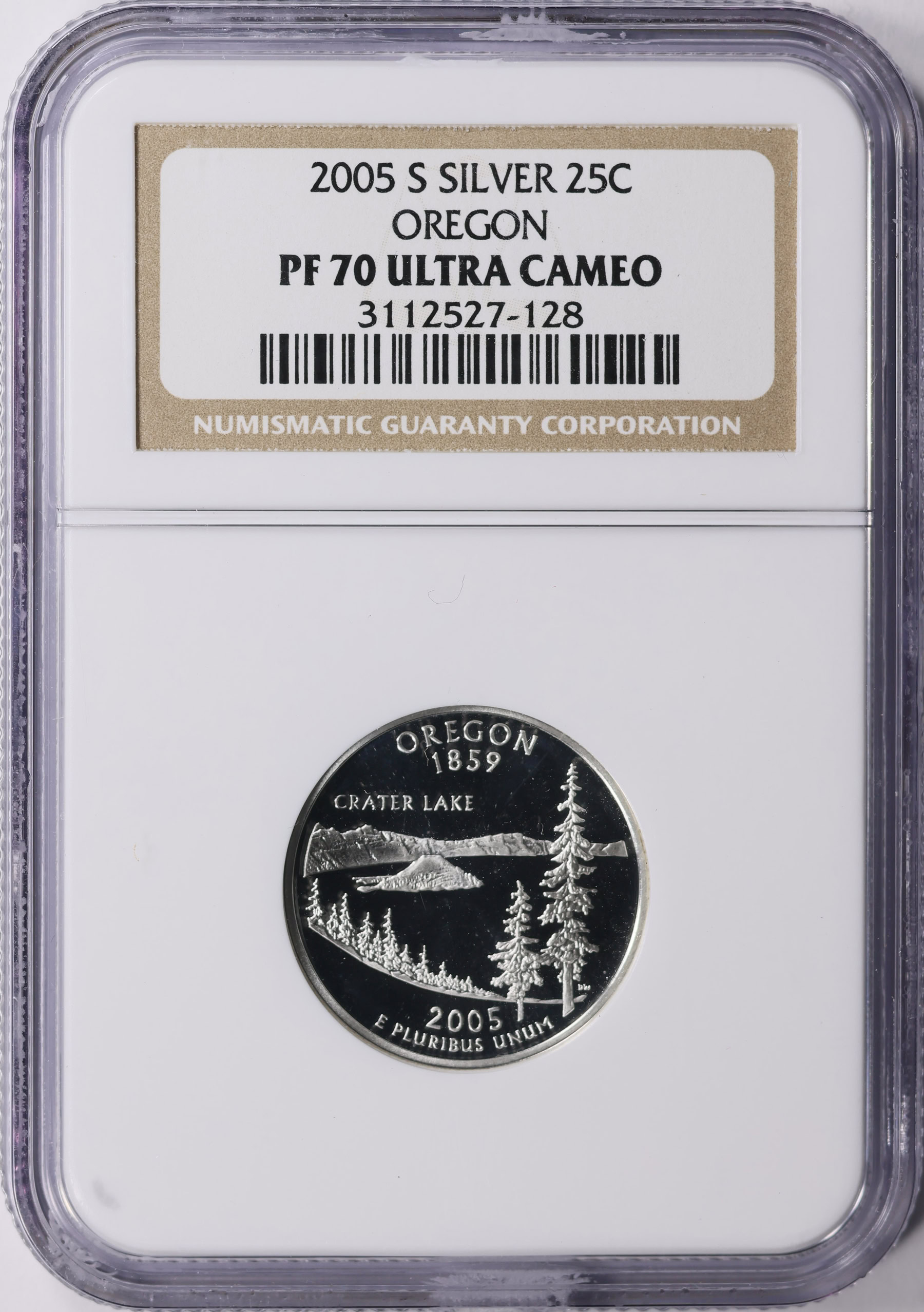 2005-S State Quarter Oregon Silver NGC Proof-70 UC (Item 1798405 ...