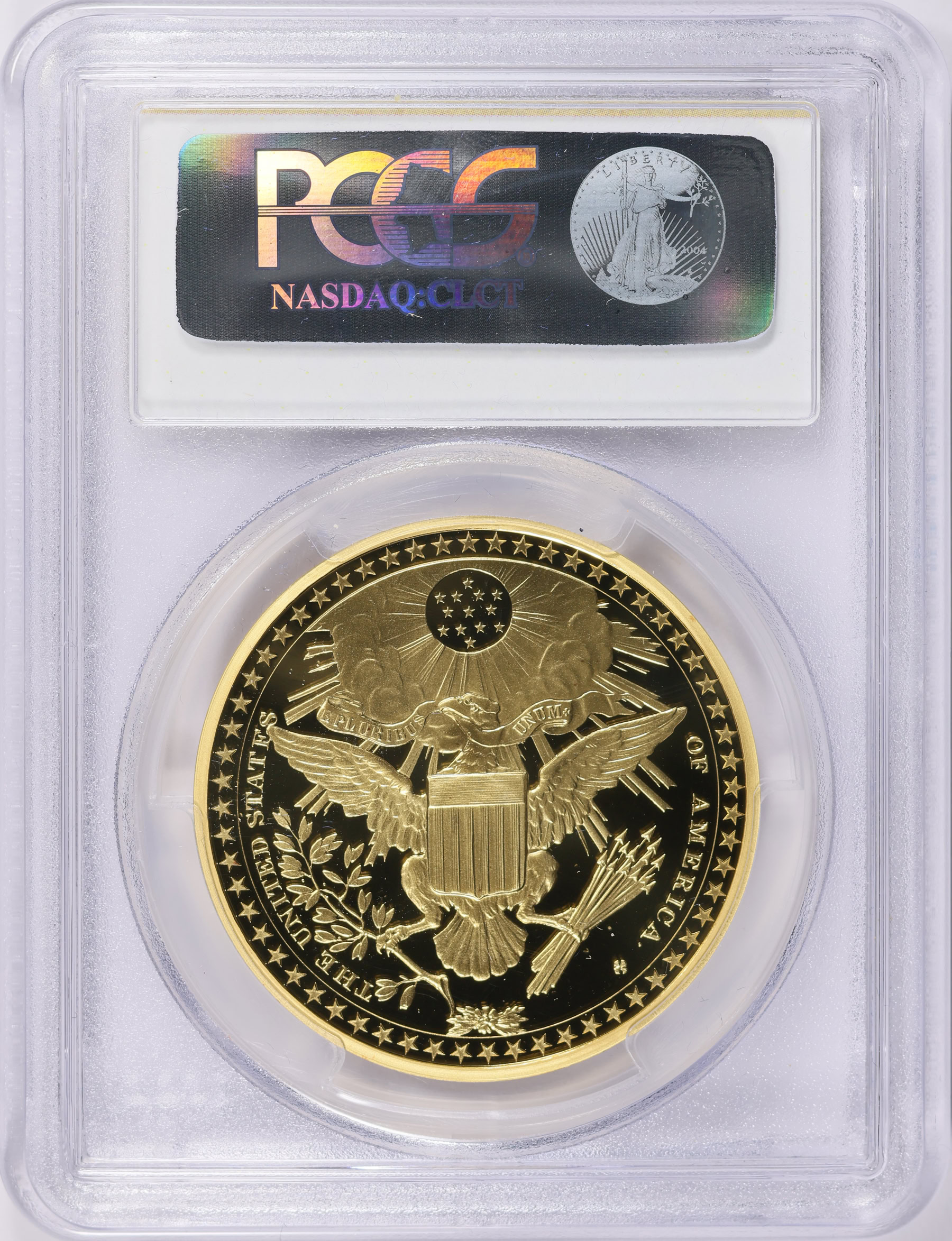France (2013) Gold Washington's Diplomatic Medal Monnaie de Paris PCGS ...
