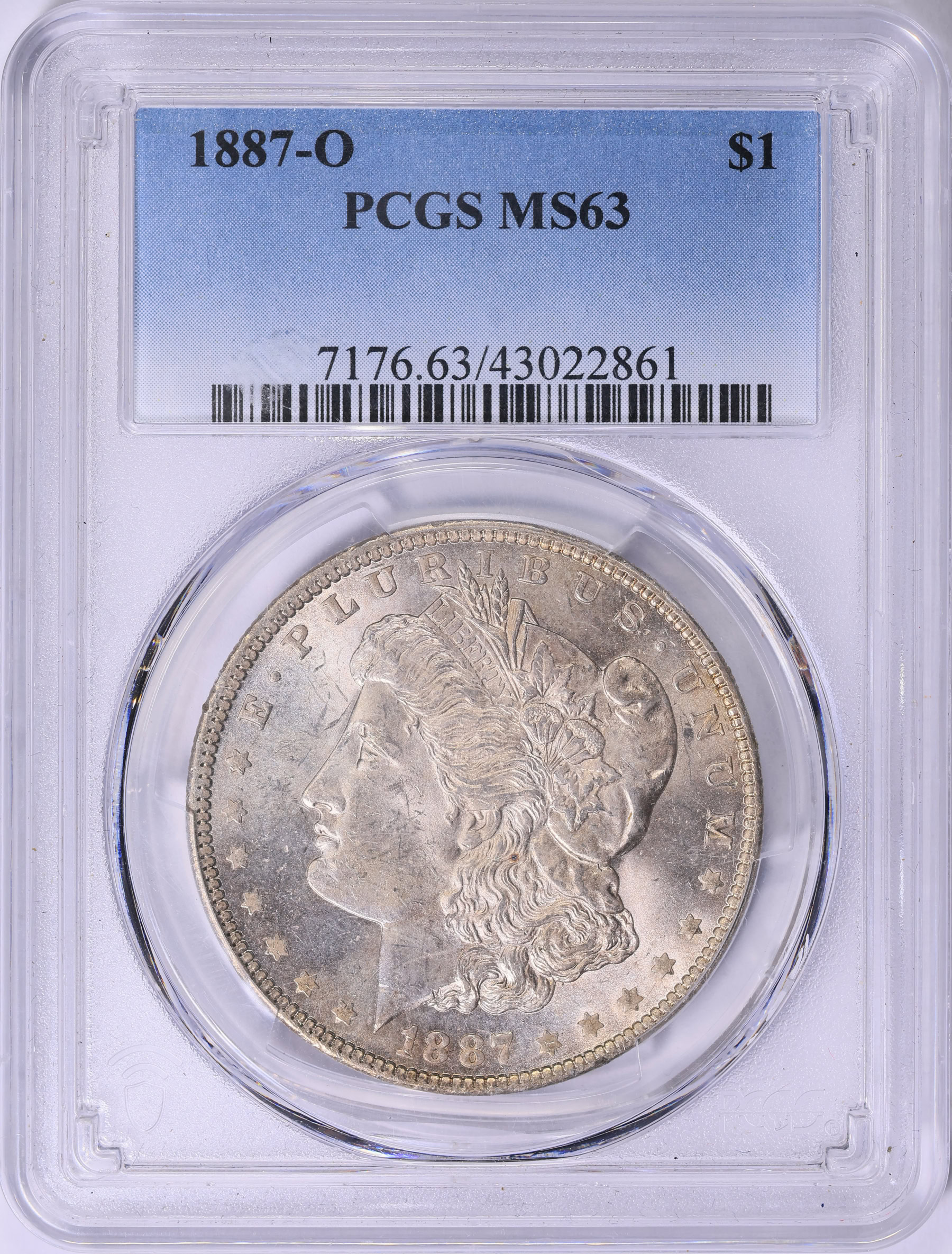 1887-O Morgan Silver Dollar PCGS MS-63 (Item 1798635) | GreatCollections Coin Auctions