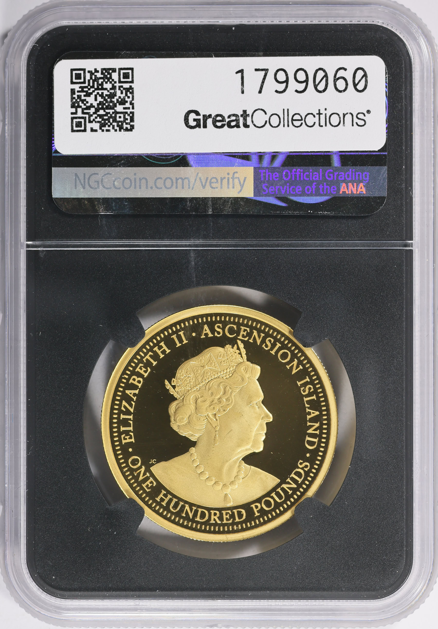 Ascension Island 2022 Gold £100 Modern Masters St. George and the ...