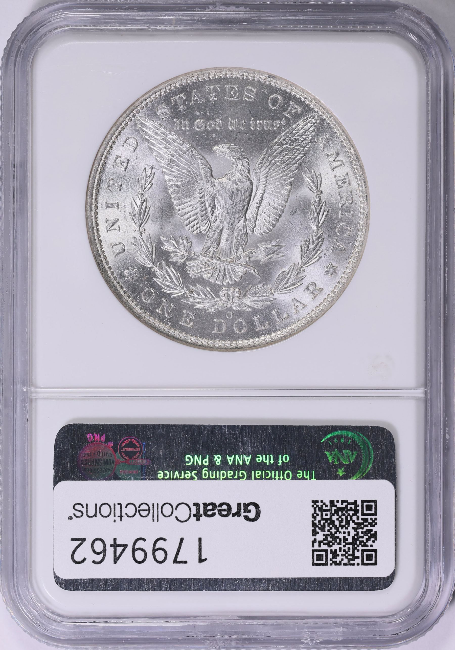 1888-O Morgan Silver Dollar DDR Arrows VAM-9 Top 100 NGC MS-63 (Item 1799462) | GreatCollections ...