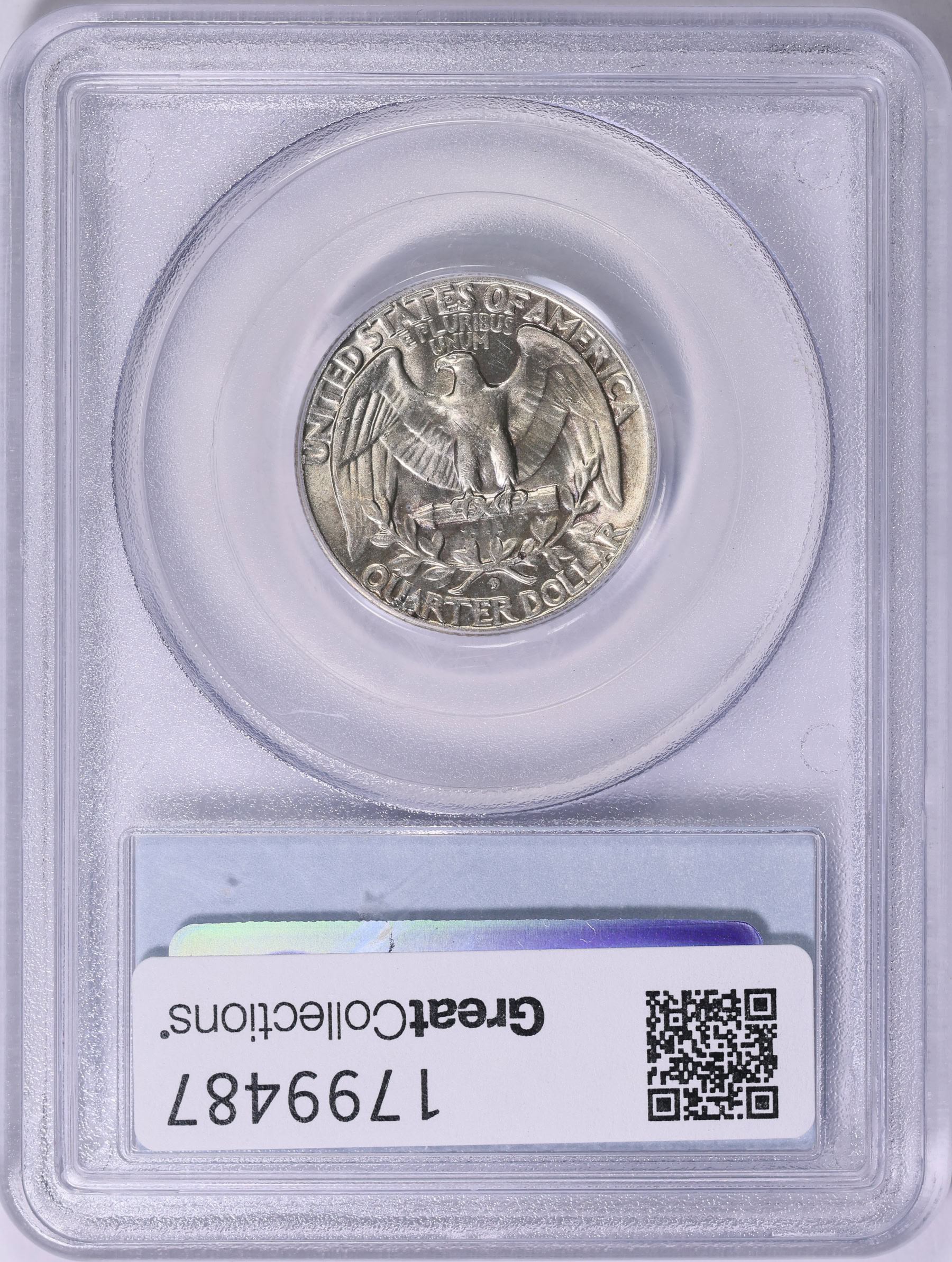 1953-D Washington Quarter Doubled Die Reverse FS-801 (FS-022.2) PCGS MS-63 (Item 1799487 ...